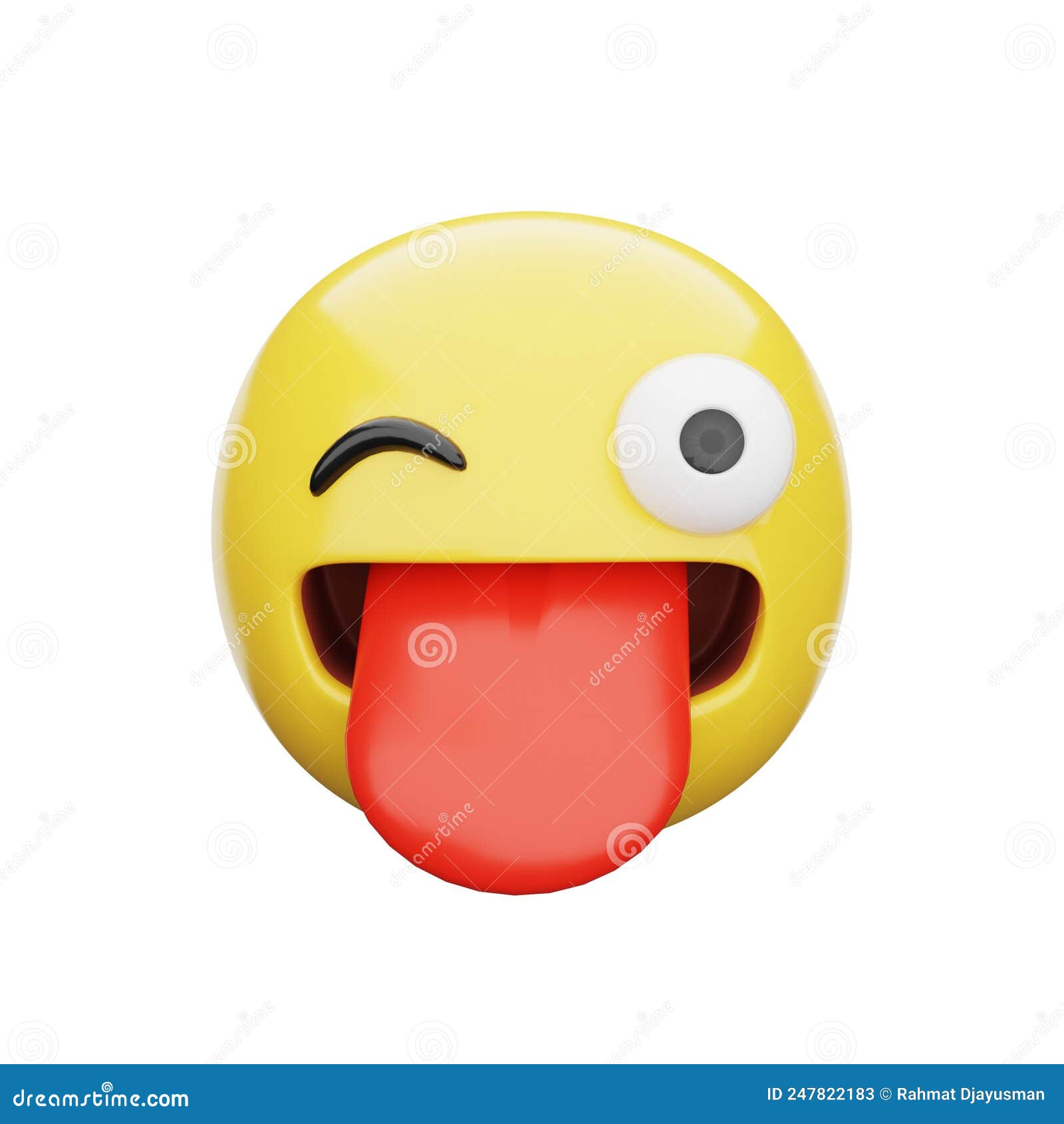 Winking Face Emoji Giving Finger Heart Cartoon Vector | CartoonDealer ...