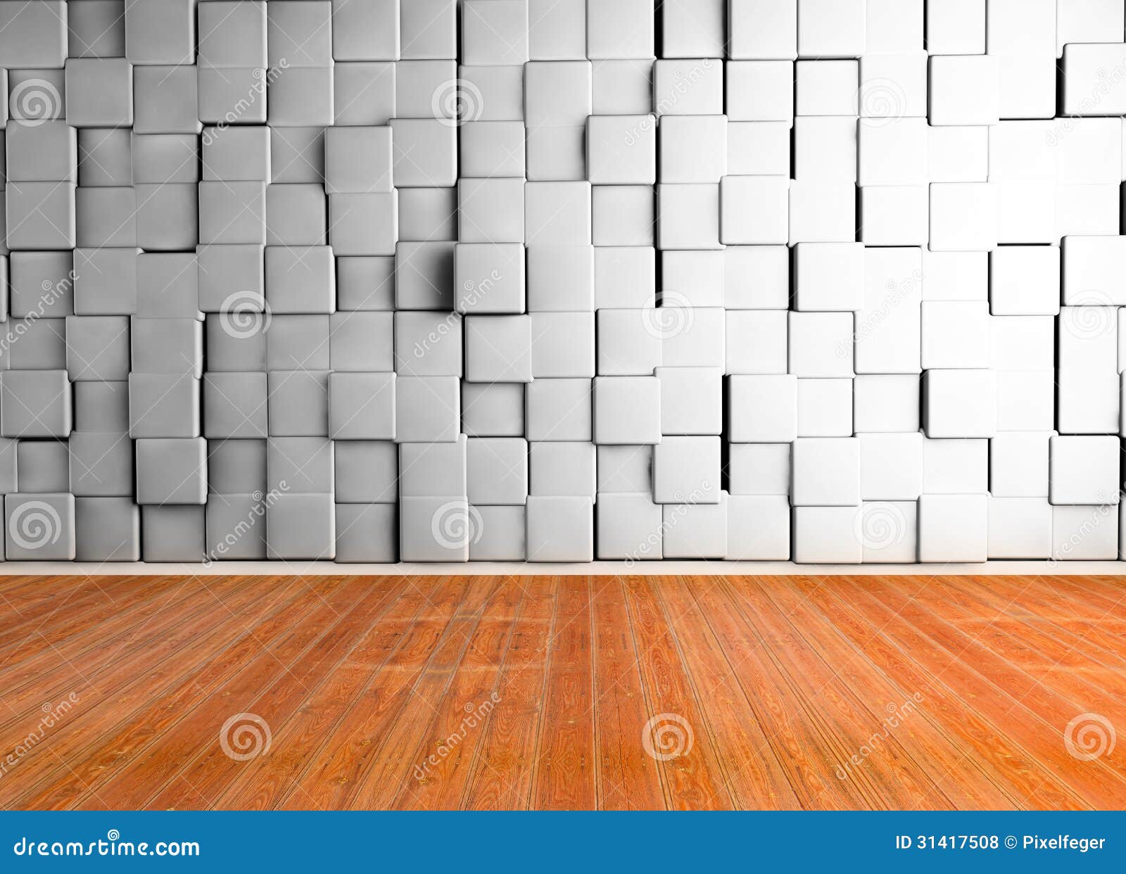 3d empty room stock illustration. Illustration of wall - 31417508