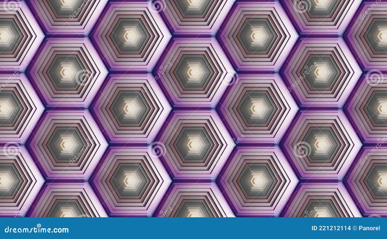 Multiple Three Dimensional Hexagon Shapes Animated Background Stock ...