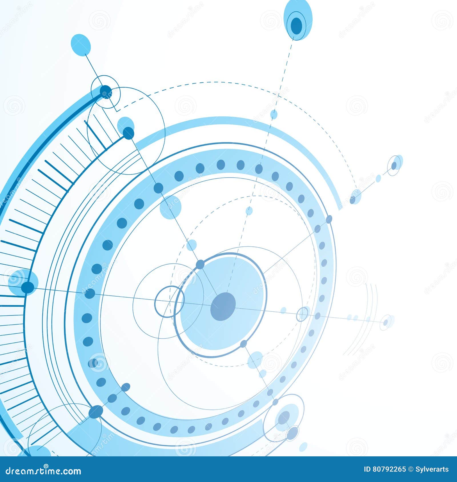 3d Engineering Technology Vector Backdrop. Futuristic Technical Stock ...