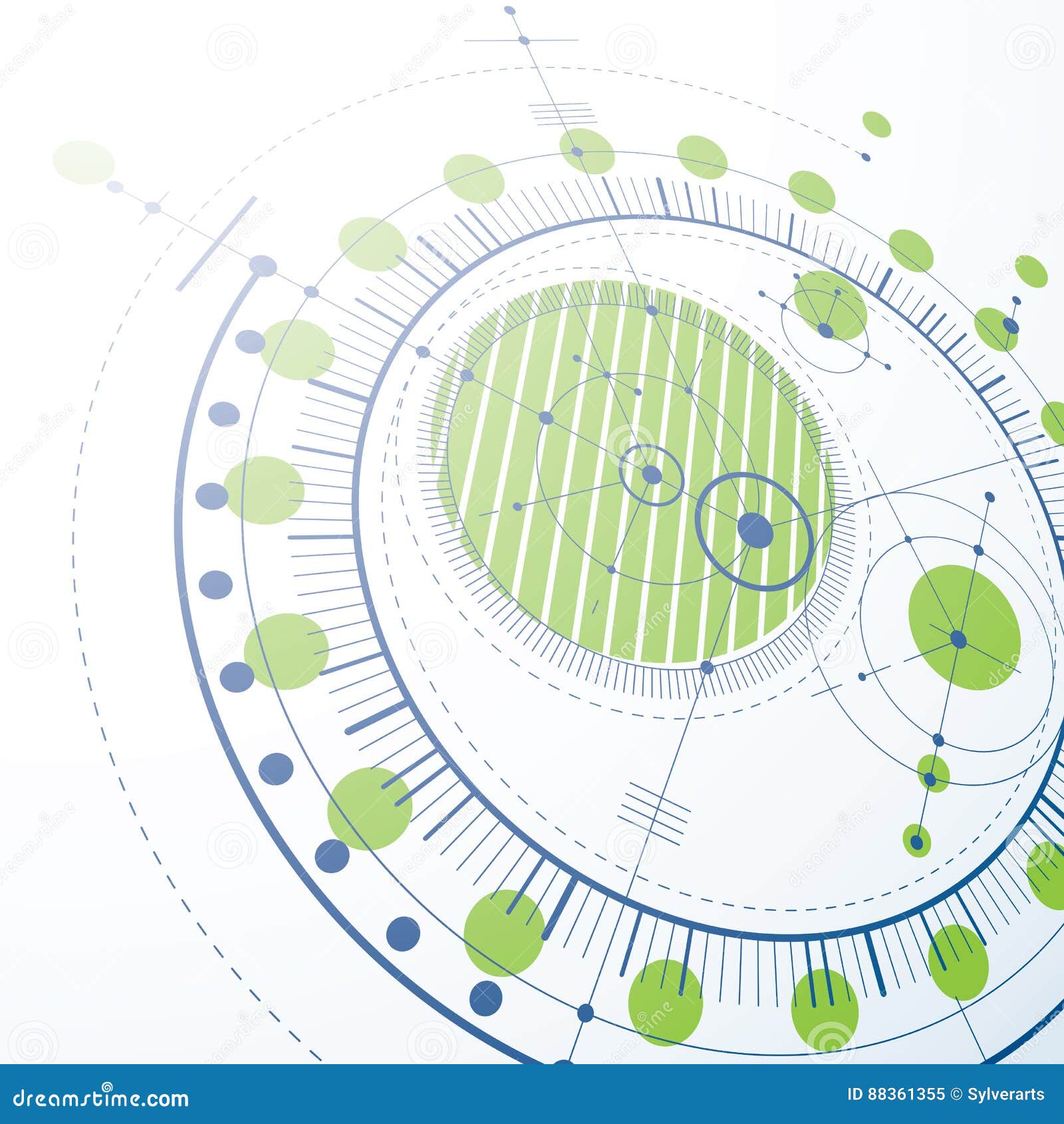 3d Engineering Technology Vector Backdrop. Futuristic Technical Stock ...