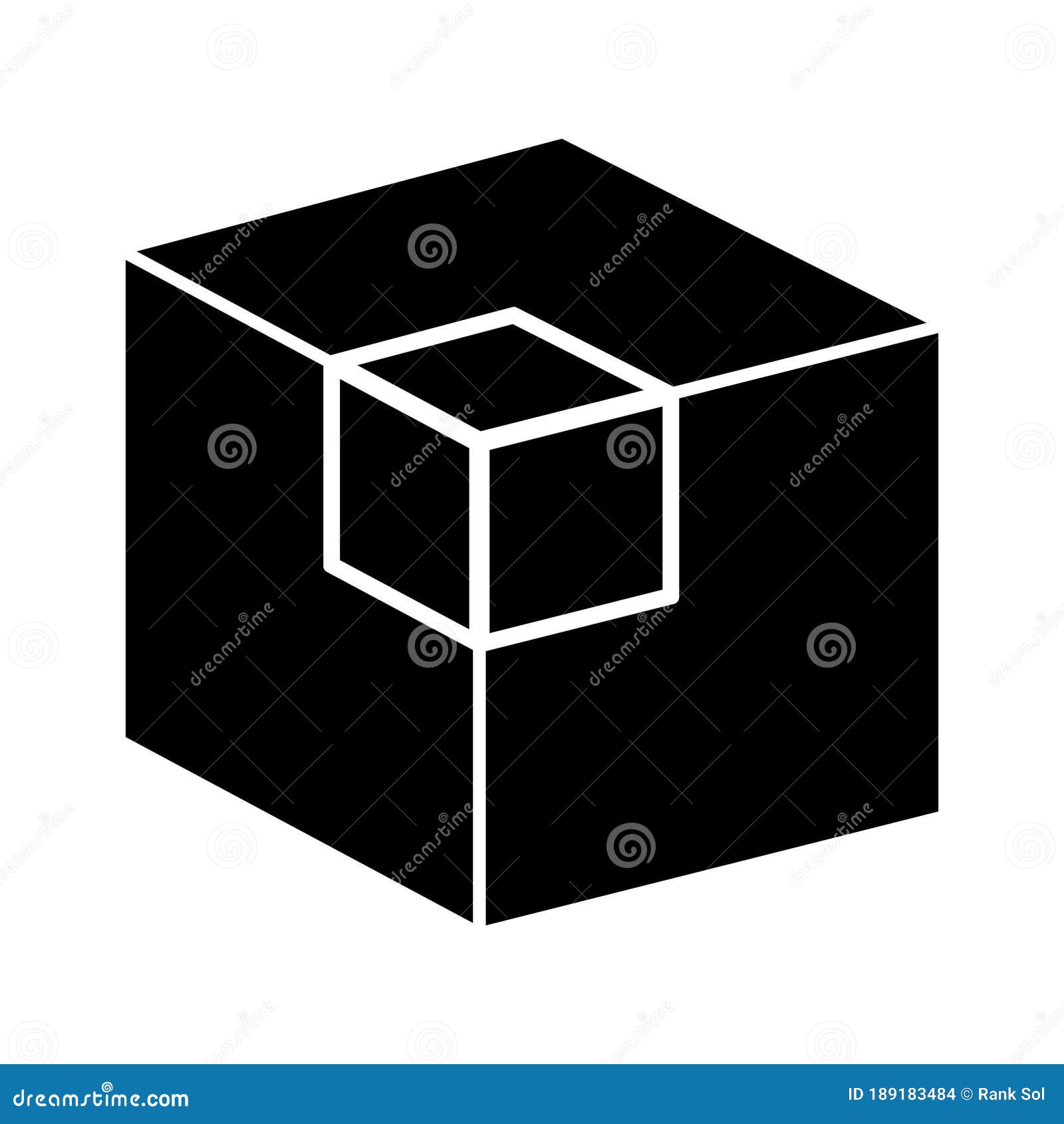 3d Environment Flat Inside Vector Icon Which Can Easily Modify or Edit ...