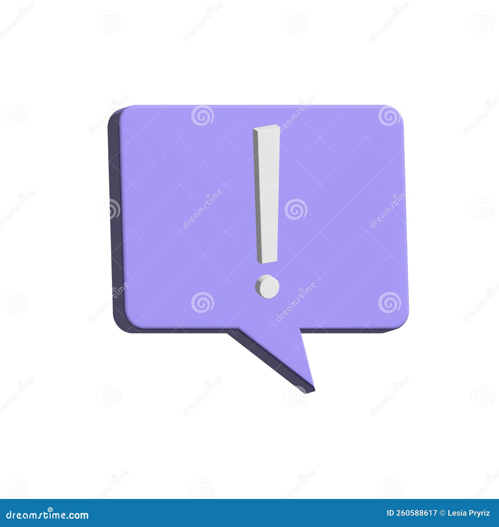 3D Exclamation Mark and Word Cloud Stock Vector - Illustration of brand ...