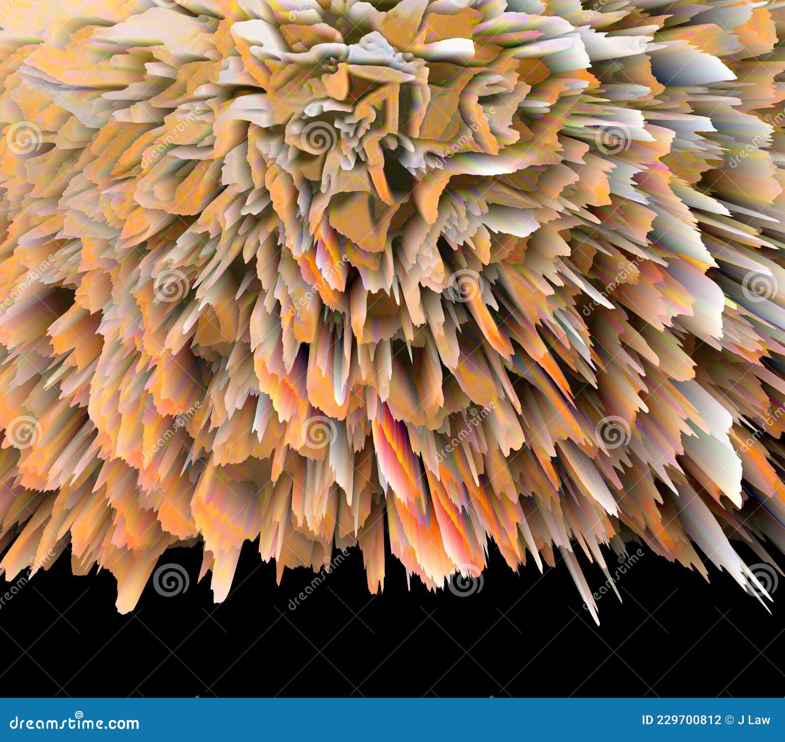 3D Exploding Design in Gold Silver and Bronze Metallic Colours on a ...