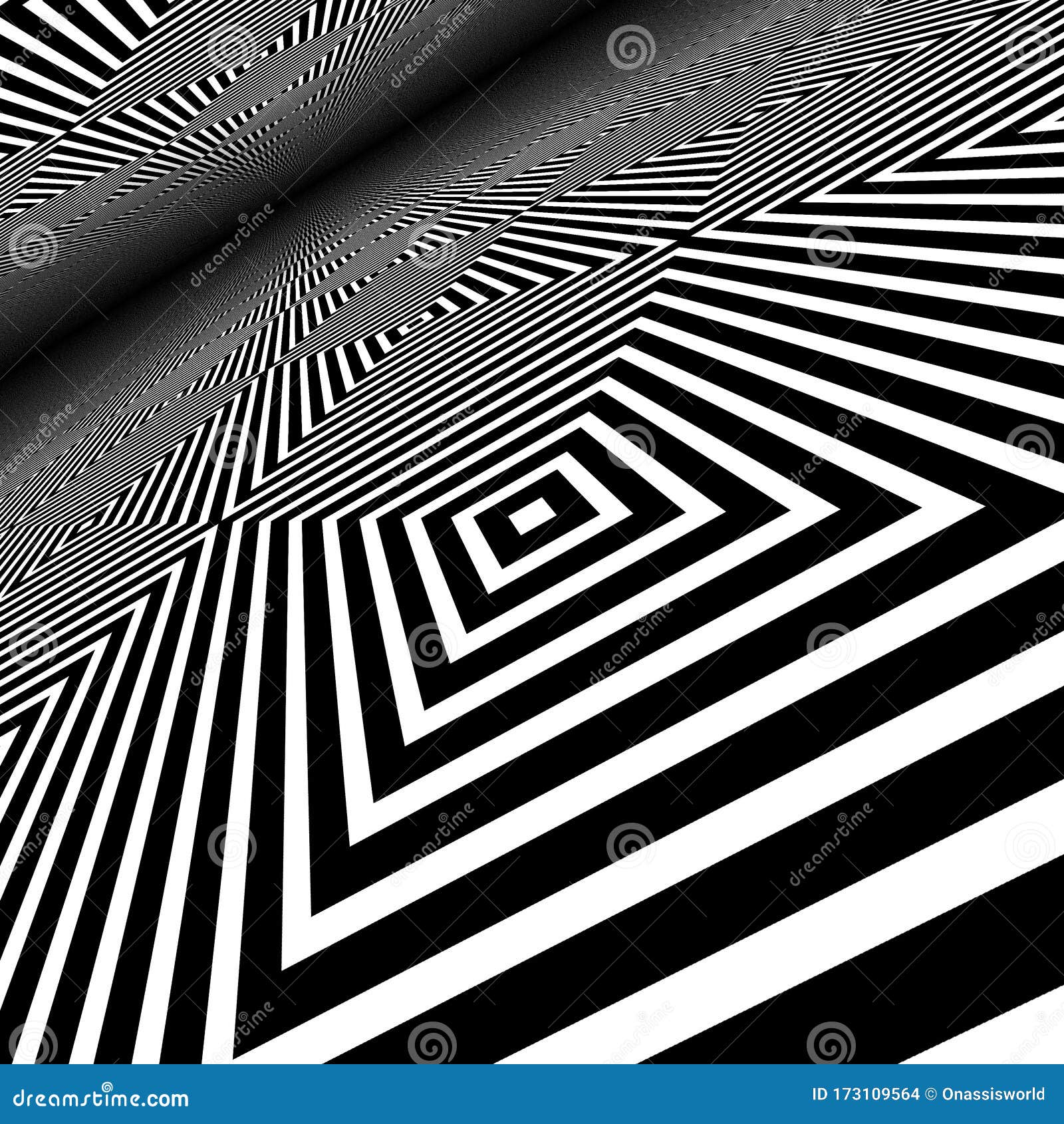 3D Extra Dimensional Abstract Art Background Stock Illustration ...