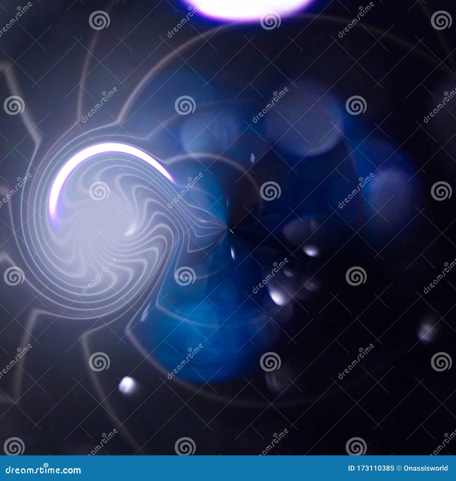 3D Extra Dimensional Abstract Art Background Stock Illustration ...