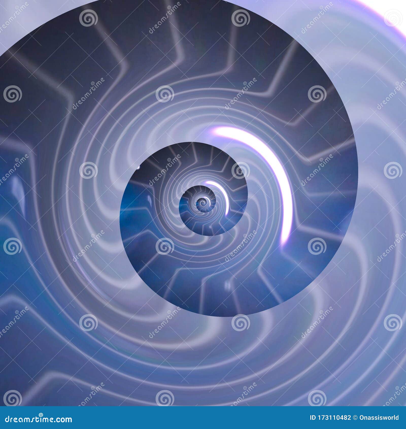 3D Extra Dimensional Abstract Art Background Stock Illustration ...