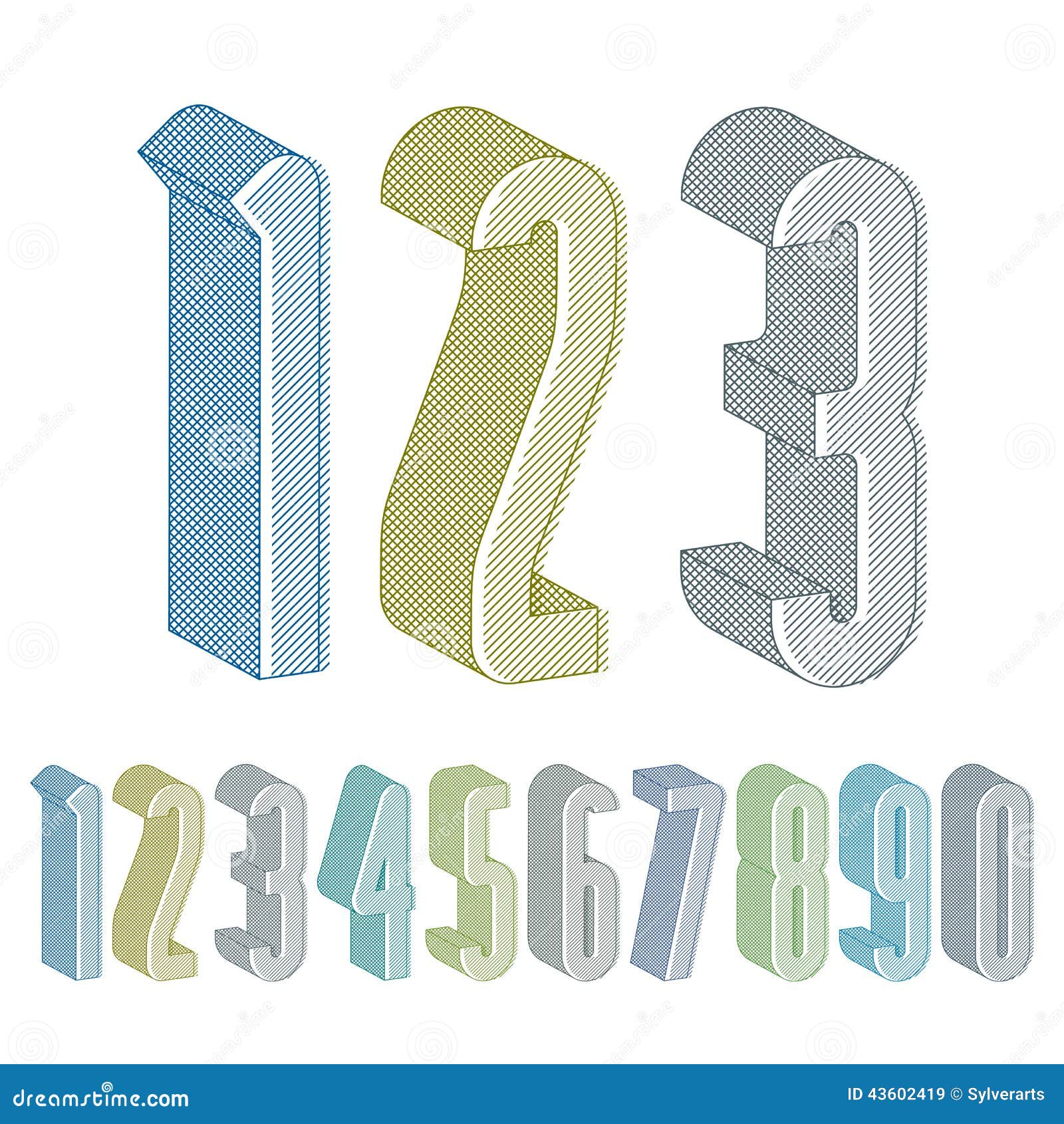 Extra Tall Font, Light Condensed Letters With Rounded Corners. Vector ...