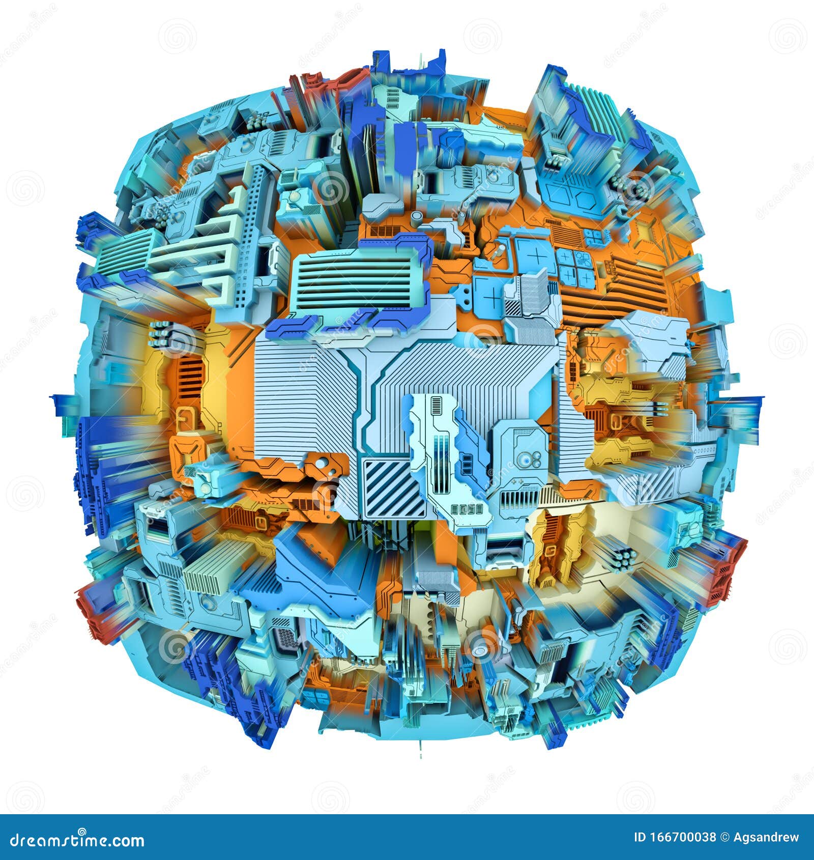 3D Extrusion Technology stock illustration. Illustration of software ...