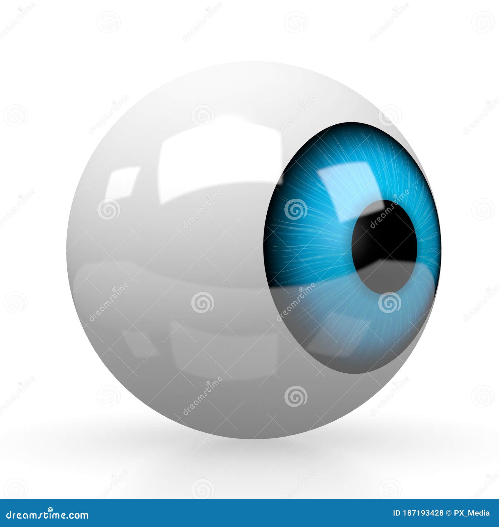 3D Eye Illustration - Great for Topics Like Sight, Vision, Optometrist ...