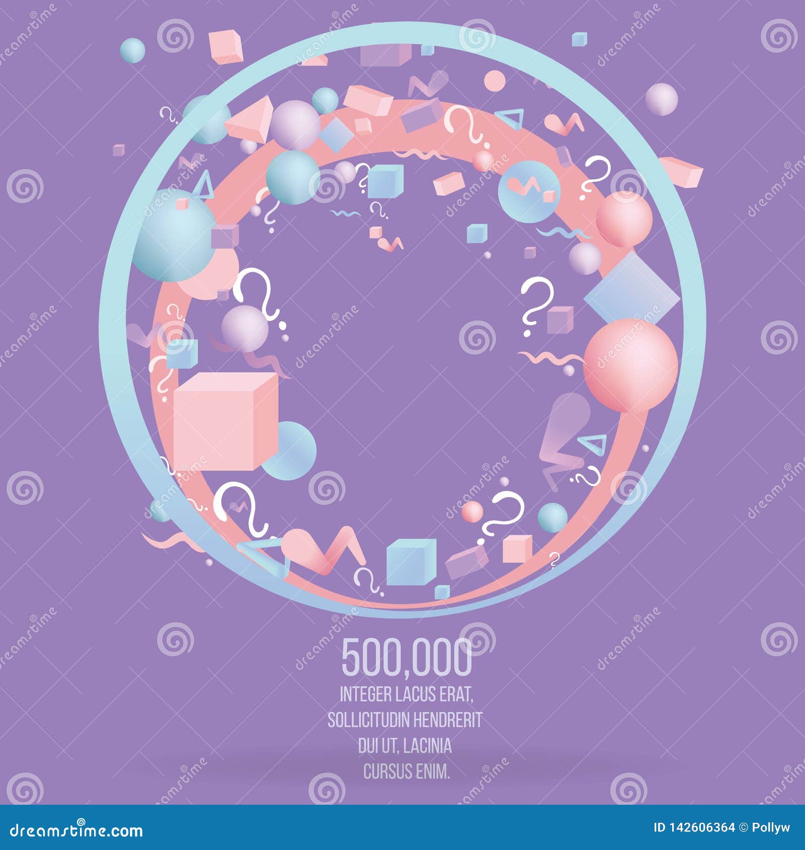 3d Figures Realistic Vector Primitives Composition Stock Vector ...