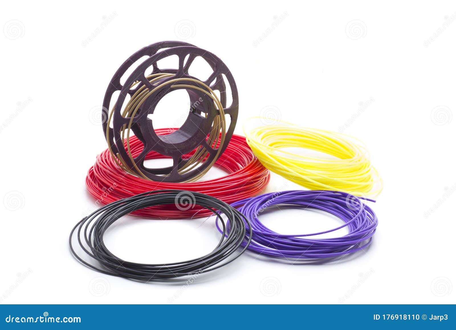 3d filament coil stock photo. Image of print, filament - 176918110