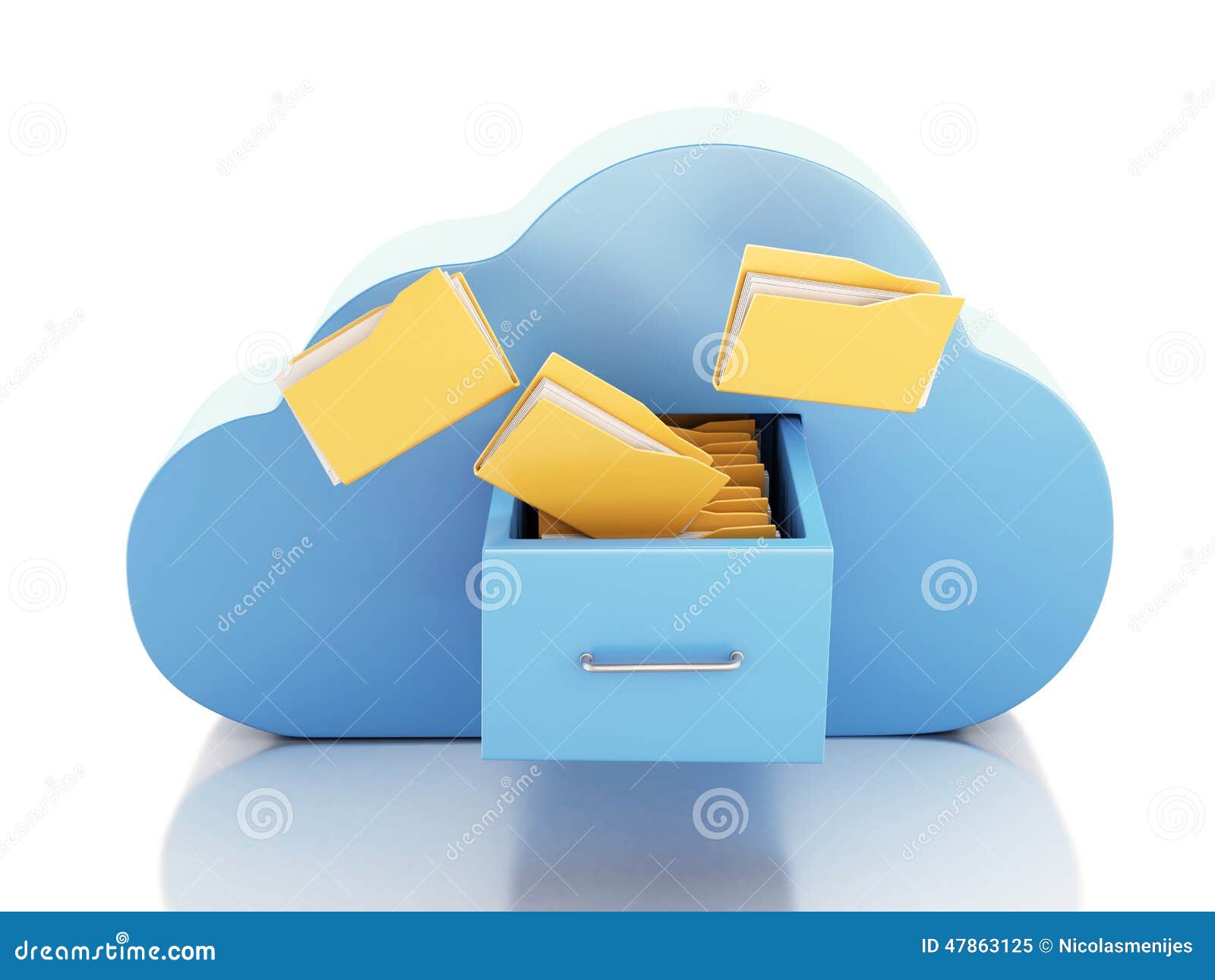 3d File Storage in Cloud. Cloud Computing Concept. Stock Illustration ... 3d File Storage in Cloud. Cloud Computing Concept. Stock Illustration ...