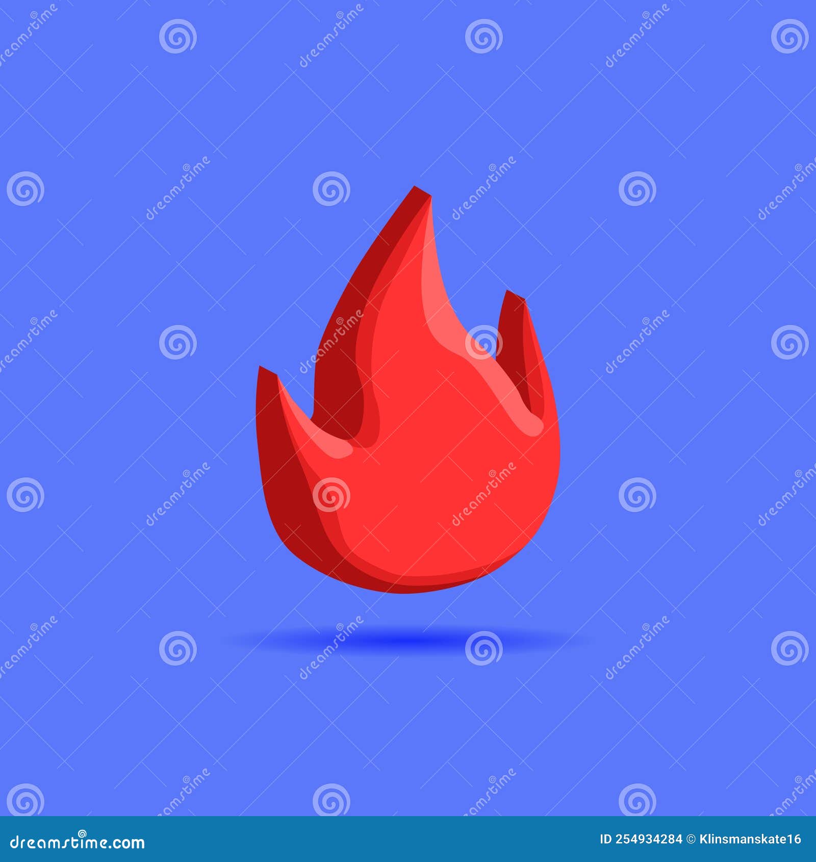 3d Fire Design Vector Isolated Stock Vector - Illustration of ...