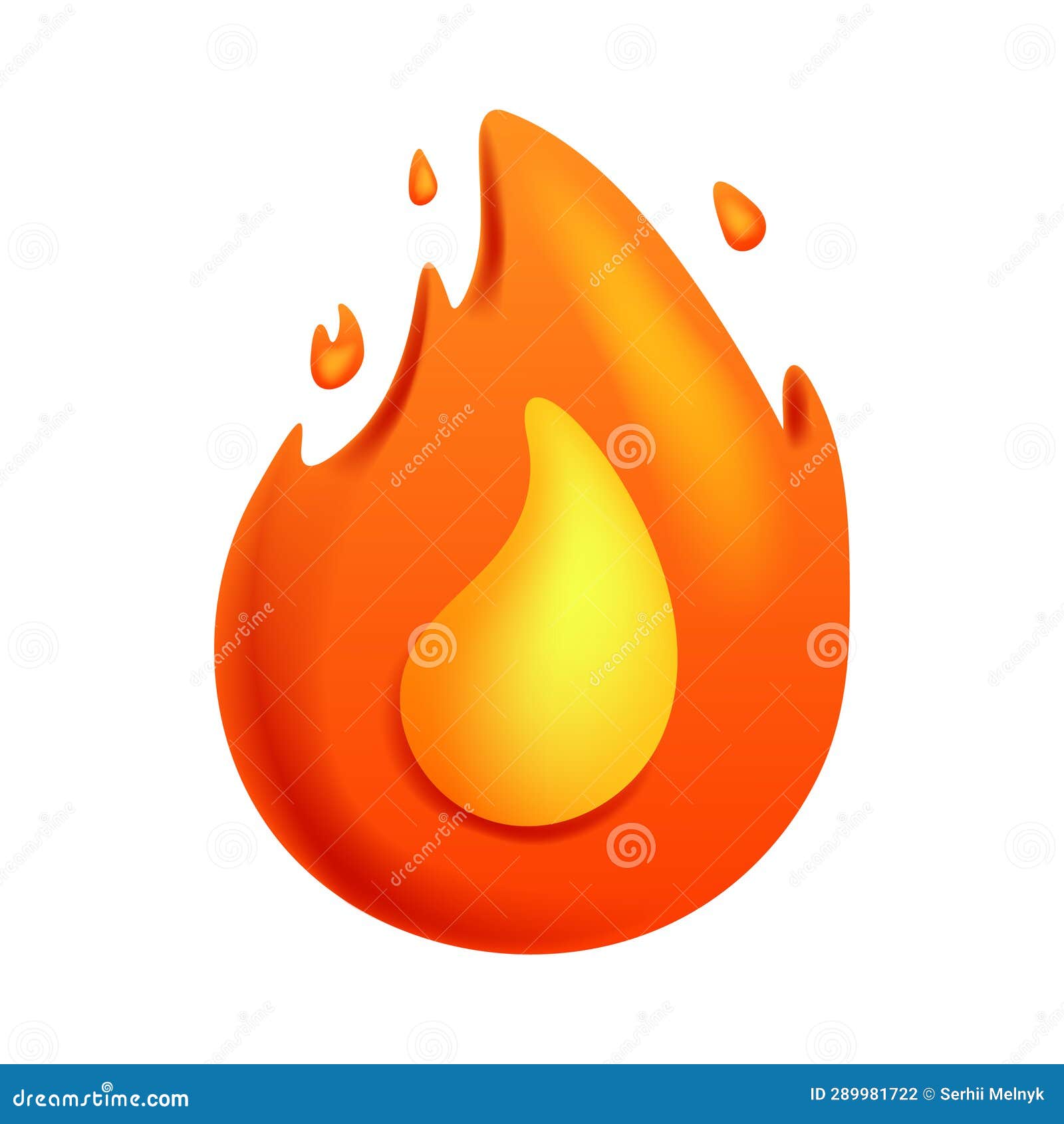 3d fire flame stock vector. Illustration of particle - 289981722