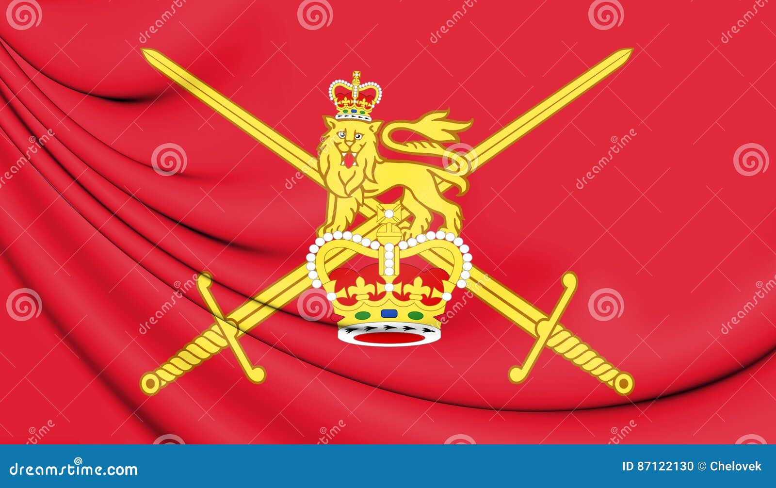 British Army Insignia Vector Illustration | CartoonDealer.com #27329156