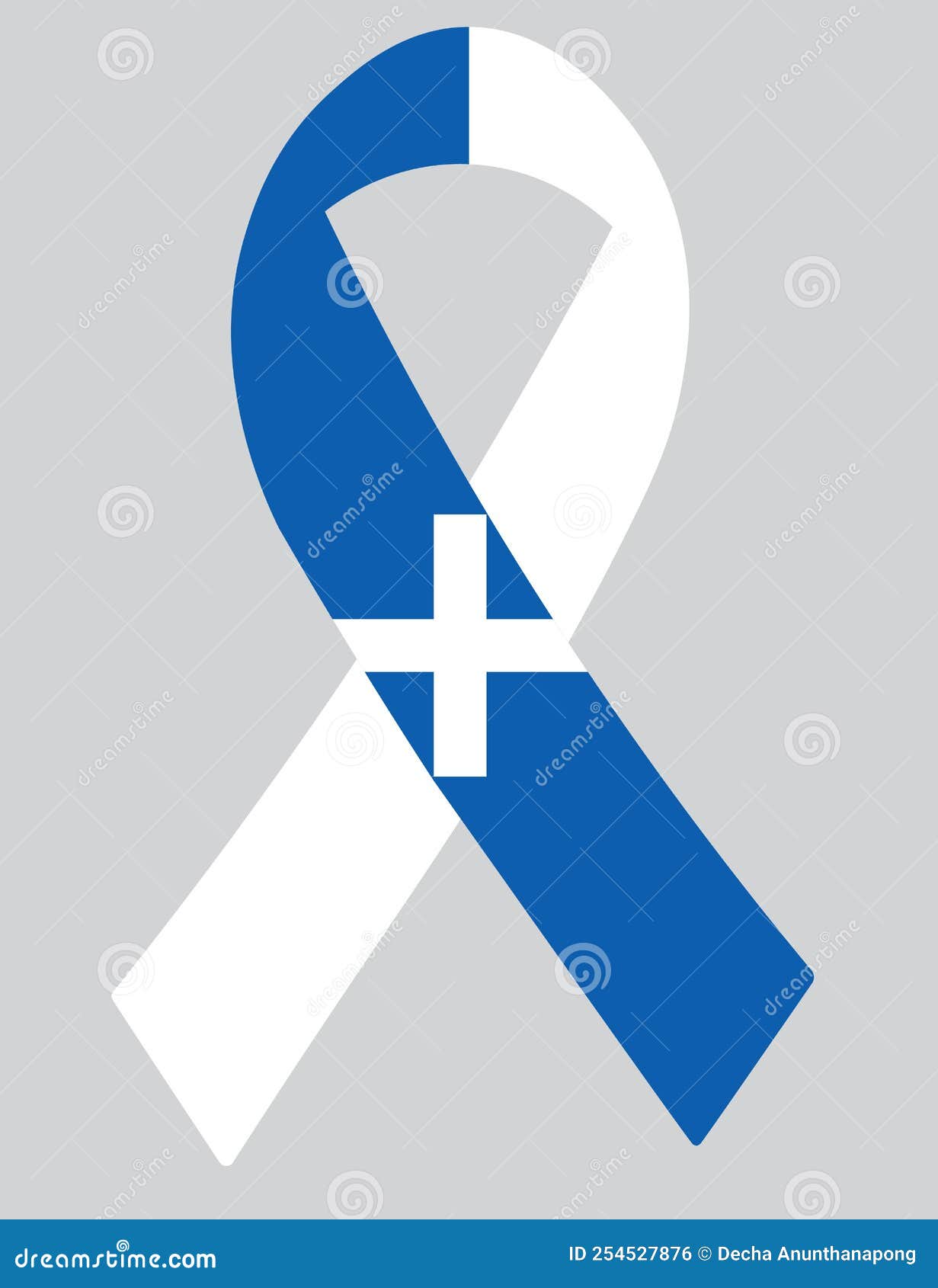 3D Flag of Greece on Ribbon Stock Vector - Illustration of freedom ...