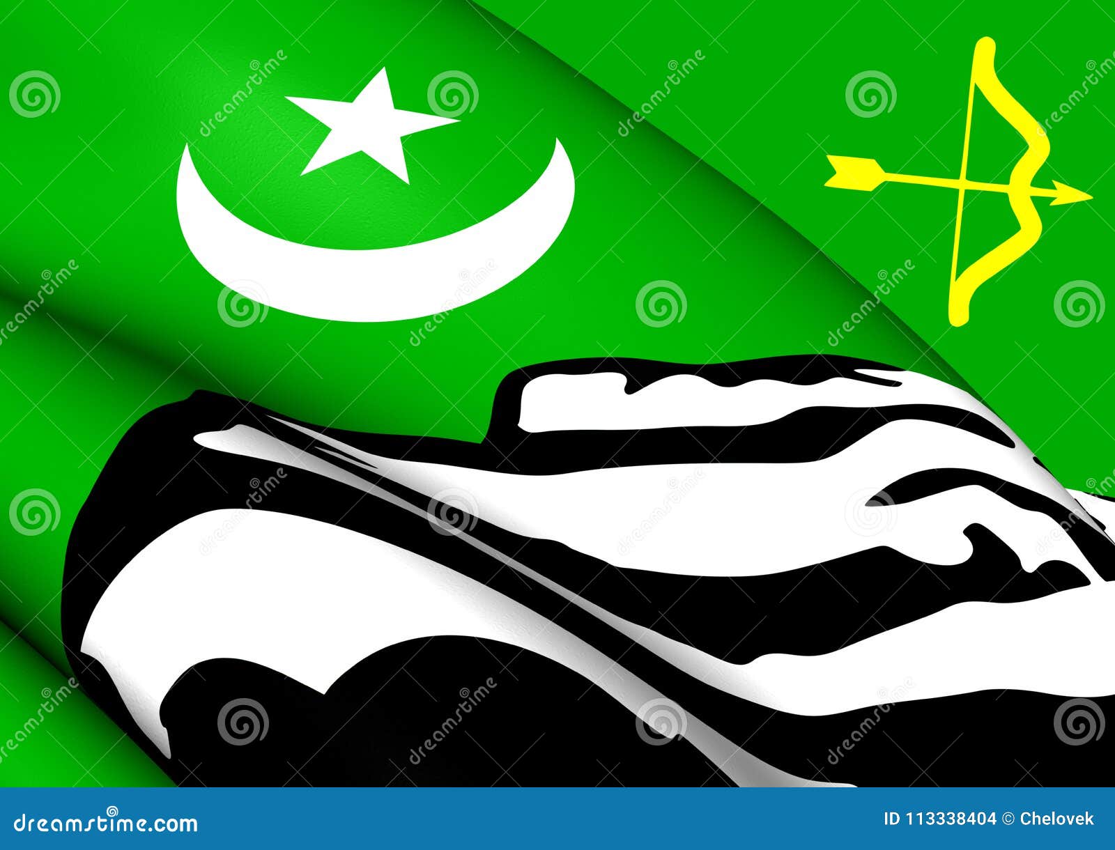 Flag of Hunza stock illustration. Illustration of state - 113338404