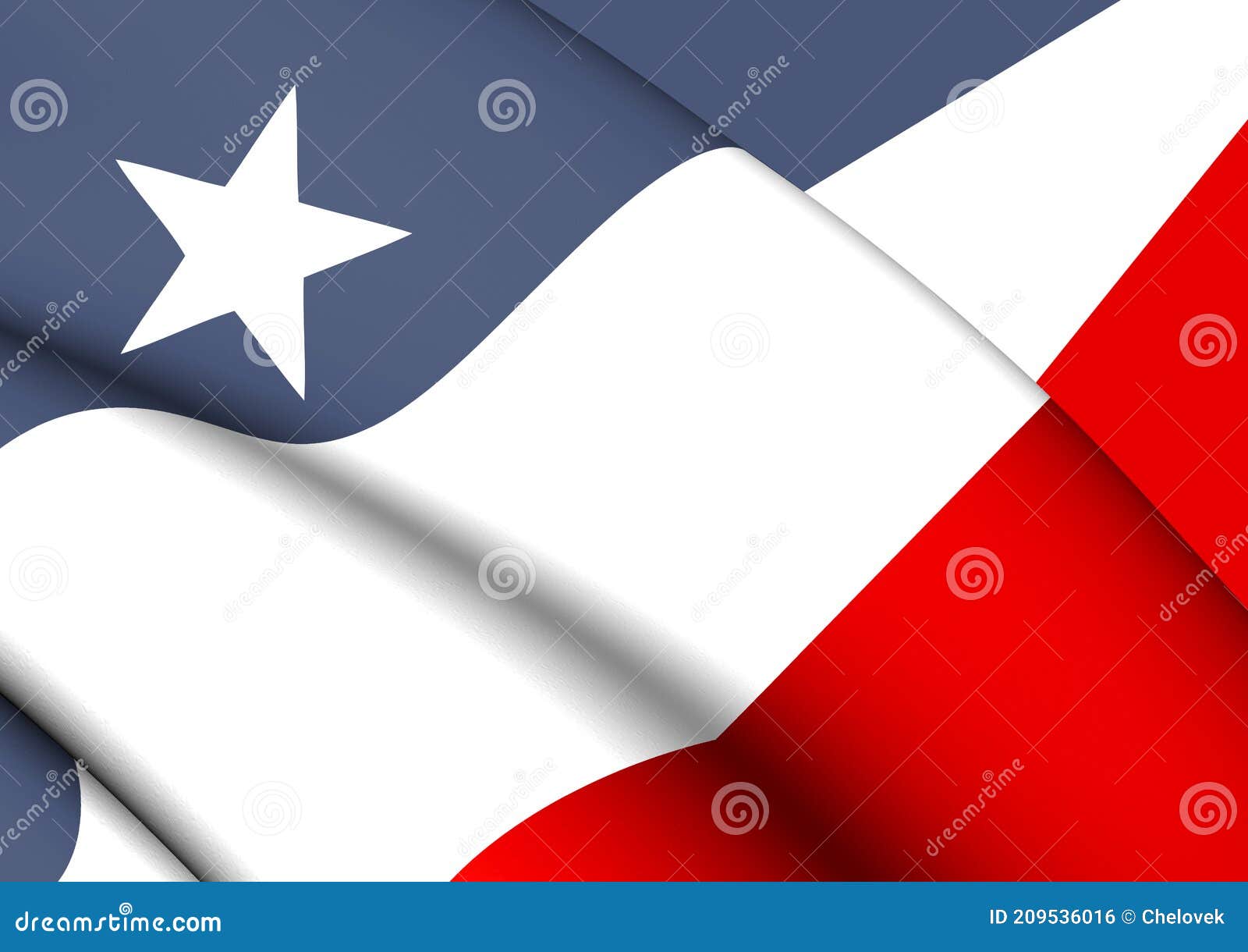 3D Flag of Kayin State, Myanmar. Stock Illustration - Illustration of ...