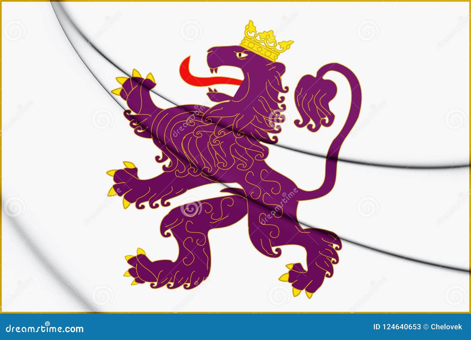 Kingdom Of Leon Flag Royalty-Free Stock Image | CartoonDealer.com #97072816