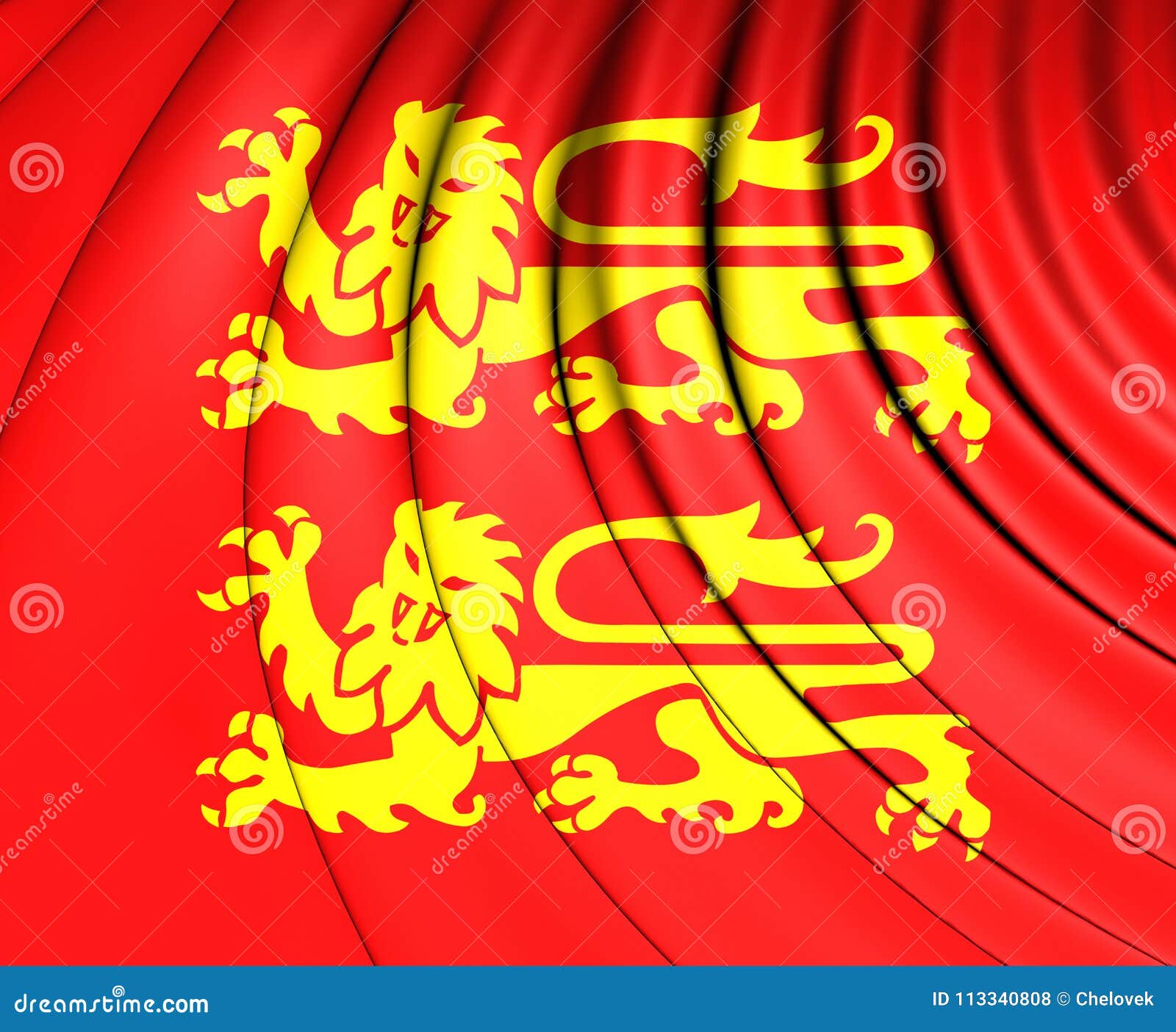 Map With Flag Of Normandy Stock Photo | CartoonDealer.com #175546158