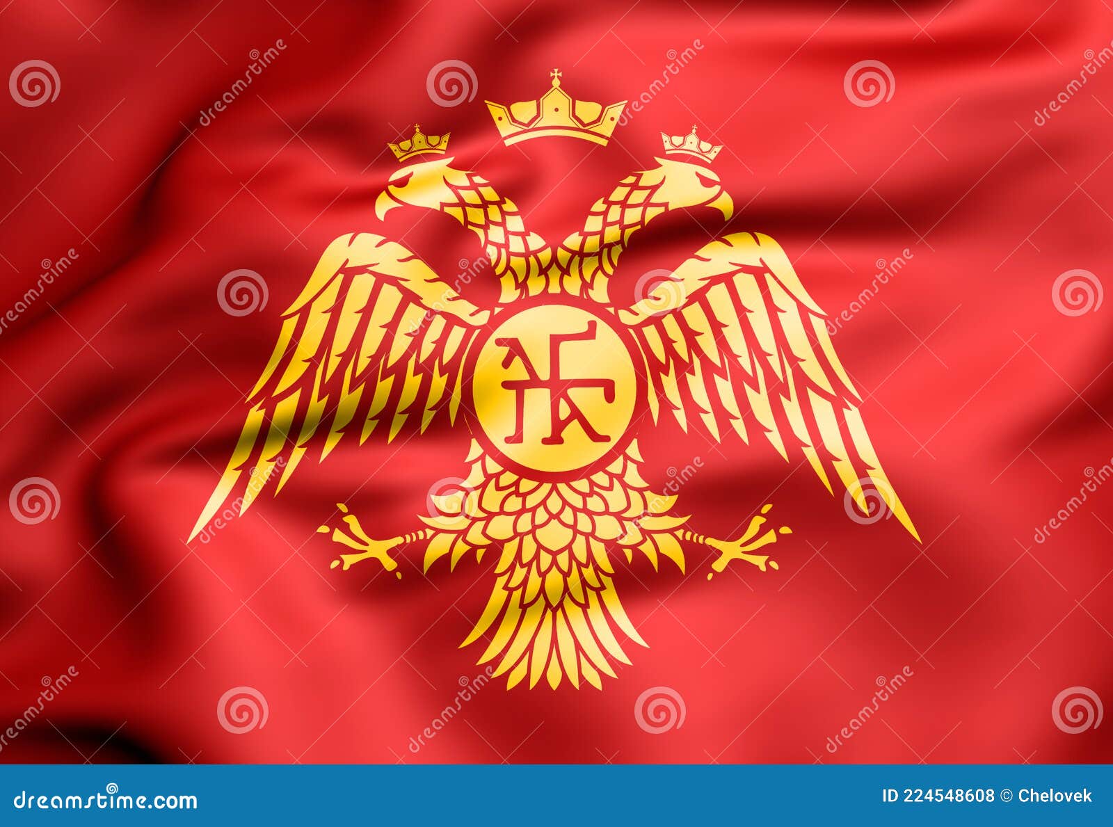 Byzantine Eagle, Flag Of Palaiologos Dynasty. Royalty-Free Stock Image ...