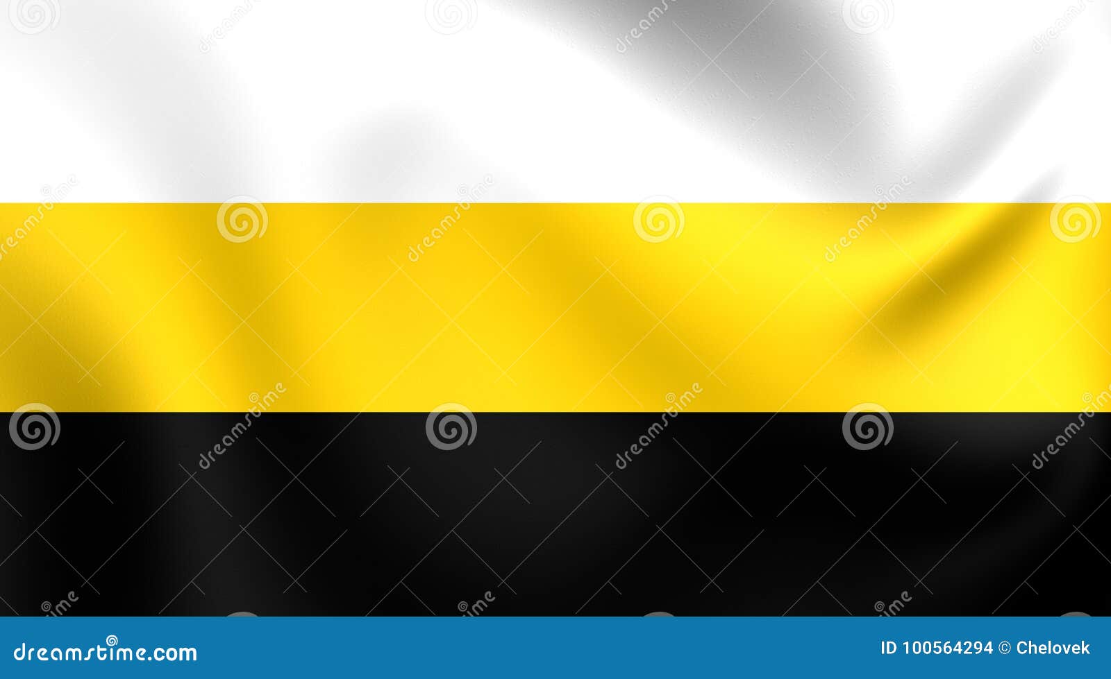 Flag of the Perak State, Malaysia. Stock Illustration - Illustration of ...