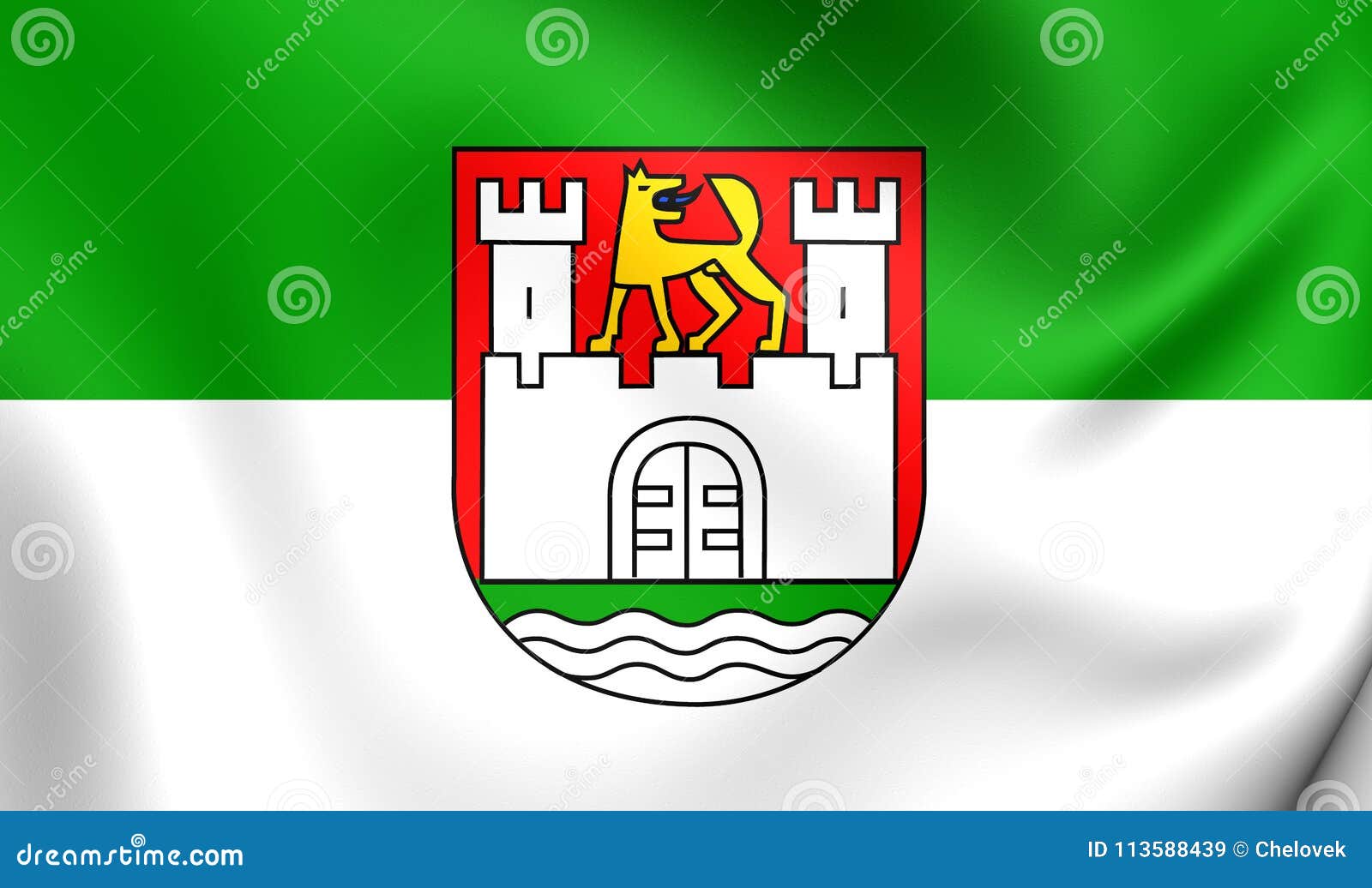 Map Of Wolfsburg, Germany. Detailed City Map, Metropolitan Area Border ...