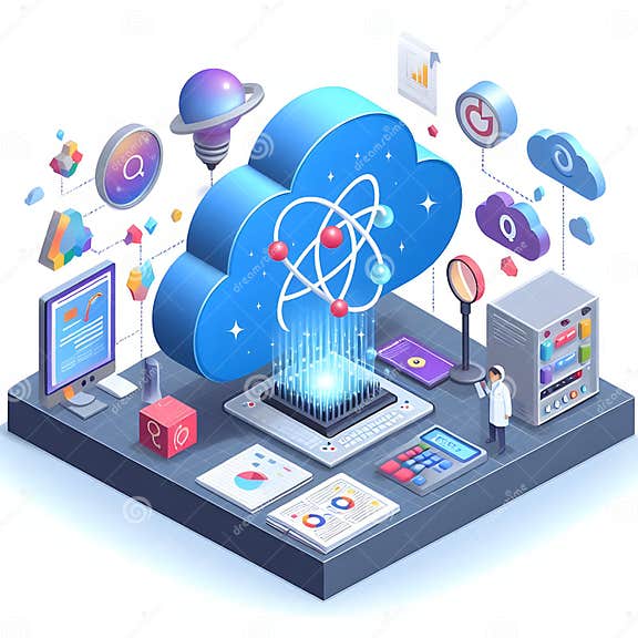 3d Flat As Cloud Computing with Quantum Computing Integration and ...