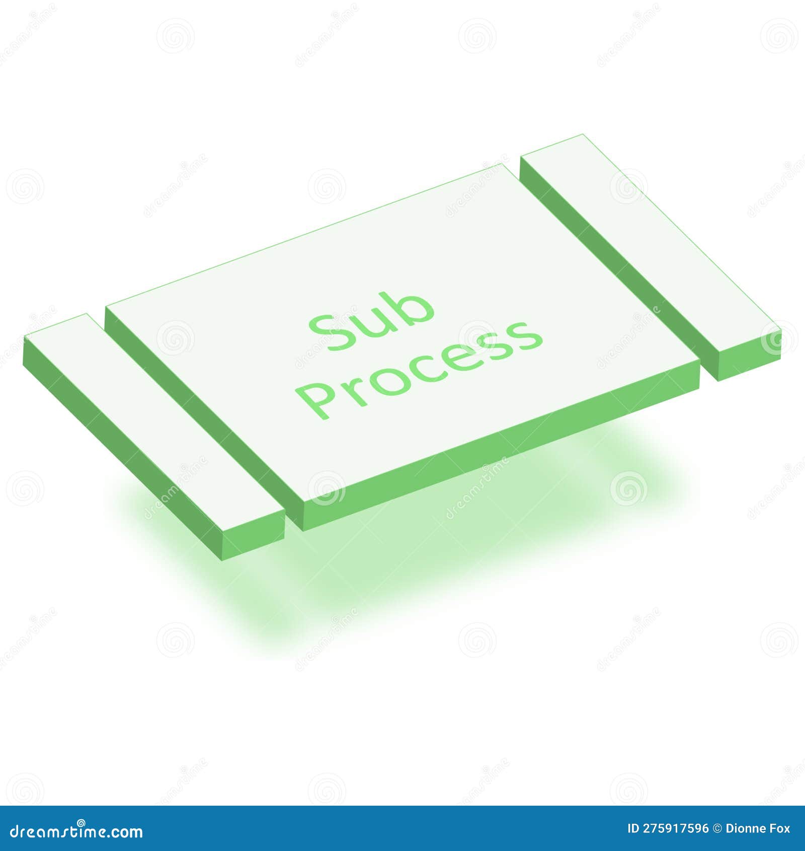 3D Floating Flowchart - Sub Process Stock Image | CartoonDealer.com ...