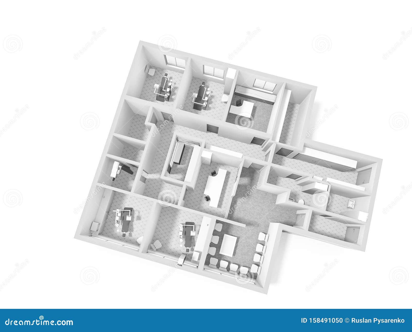 Floorplan 3d . Floor Plan. Color Floor Plans 3d Stock Photo ...