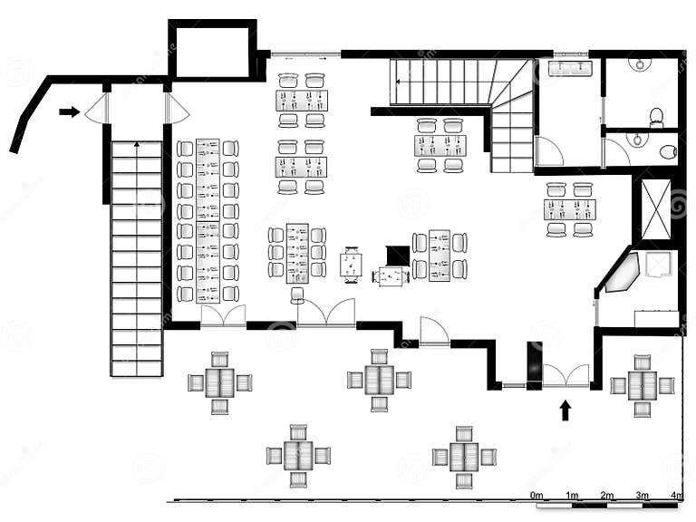 Floorplan 2floorplan Floor Plan Floorplanner Stock Illustration ...