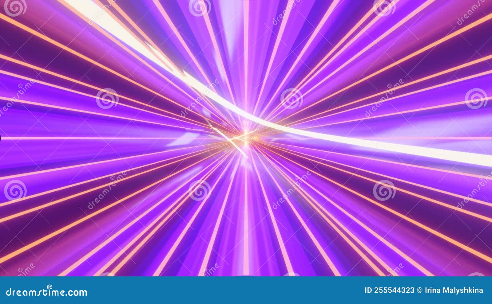 3d Fly through Geometry Tunnel with Neon Glow 3d Objects, Sci Fi Glow ...