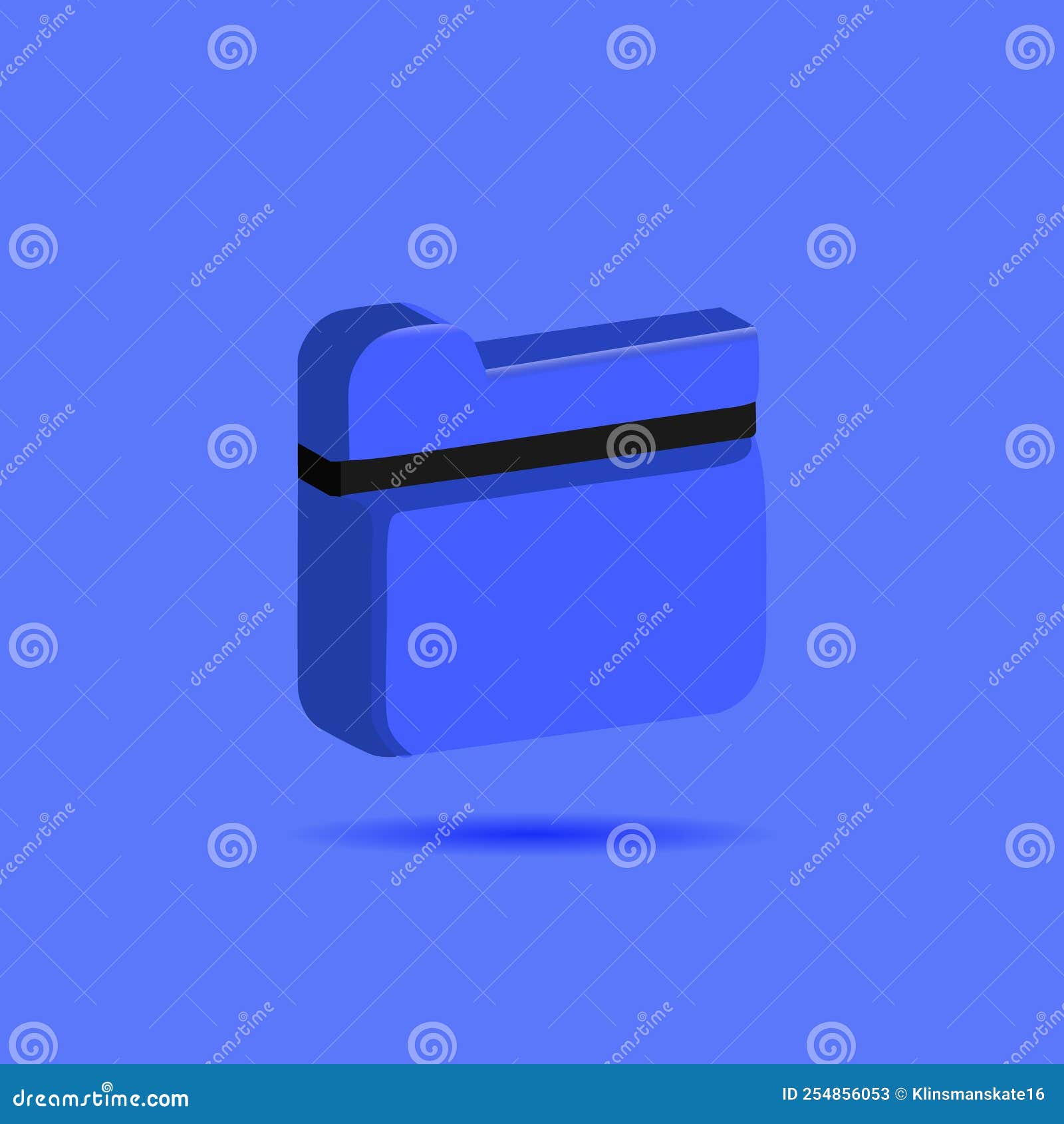 3d Folder Design Vector Isolated Stock Vector - Illustration of modern ...