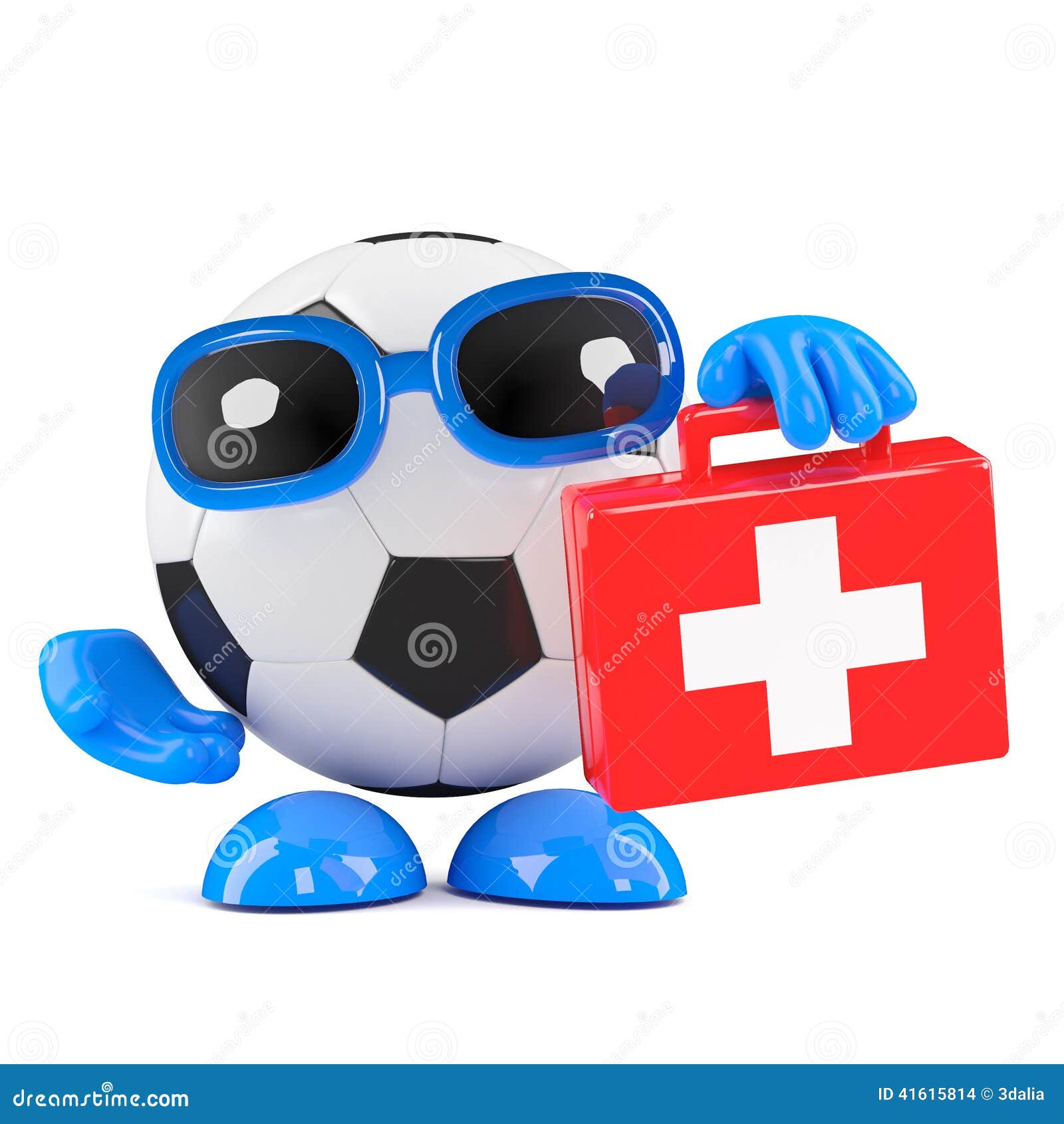 3d Football medic stock illustration. Illustration of cartoon - 41615814