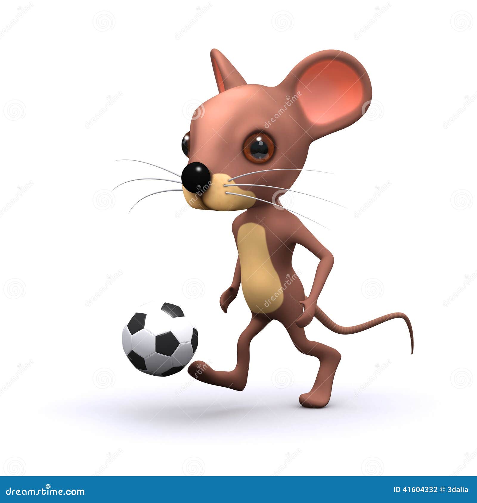 Timid Mouse And Heart Vector Illustration | CartoonDealer.com #4137842