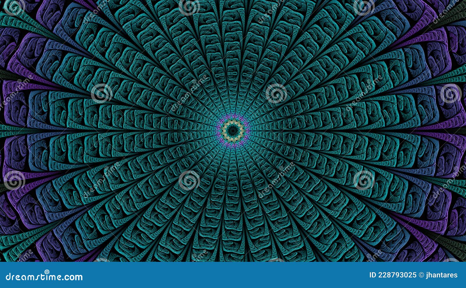 3d Fractal Infinity Pattern Stock Illustration - Illustration of glass ...