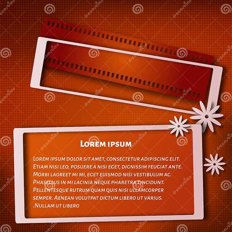 3D Frame. Vector Illustration Stock Vector - Illustration of frame ...