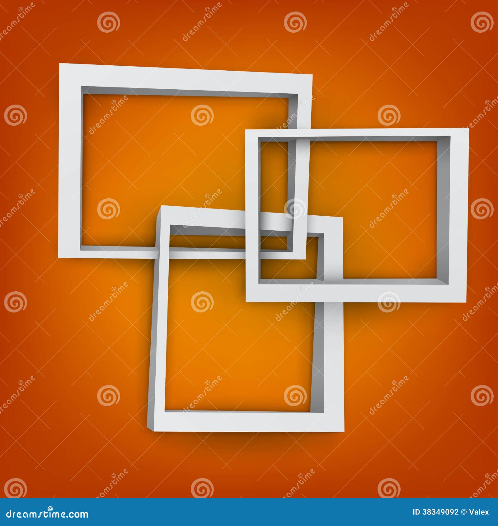 3d frames stock vector. Illustration of frame, business - 38349092