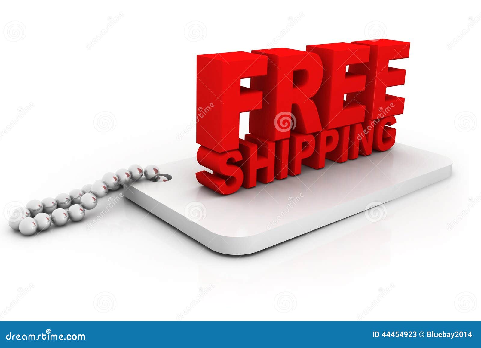3D Free Shipping text stock illustration. Illustration of cargo - 44454923