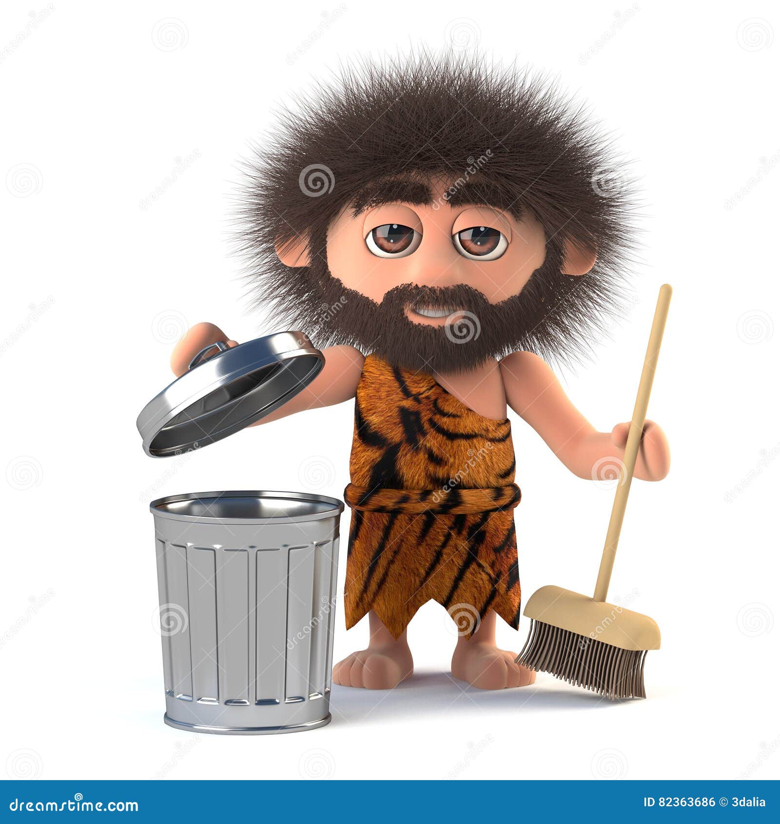 Sweeping Of Mess , Vector Cartoon Stick Figure Illustration ...