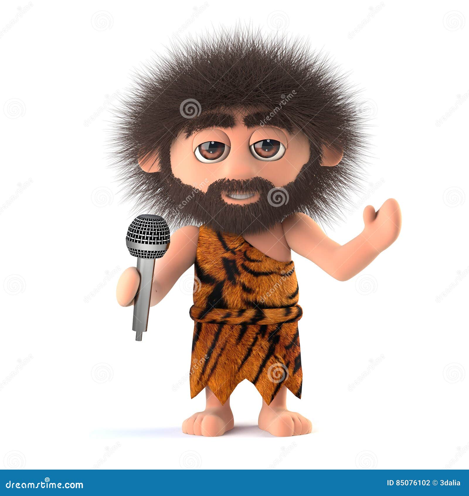 Cartoon Primitive People Character Set Vector Protoman Neanderthal ...