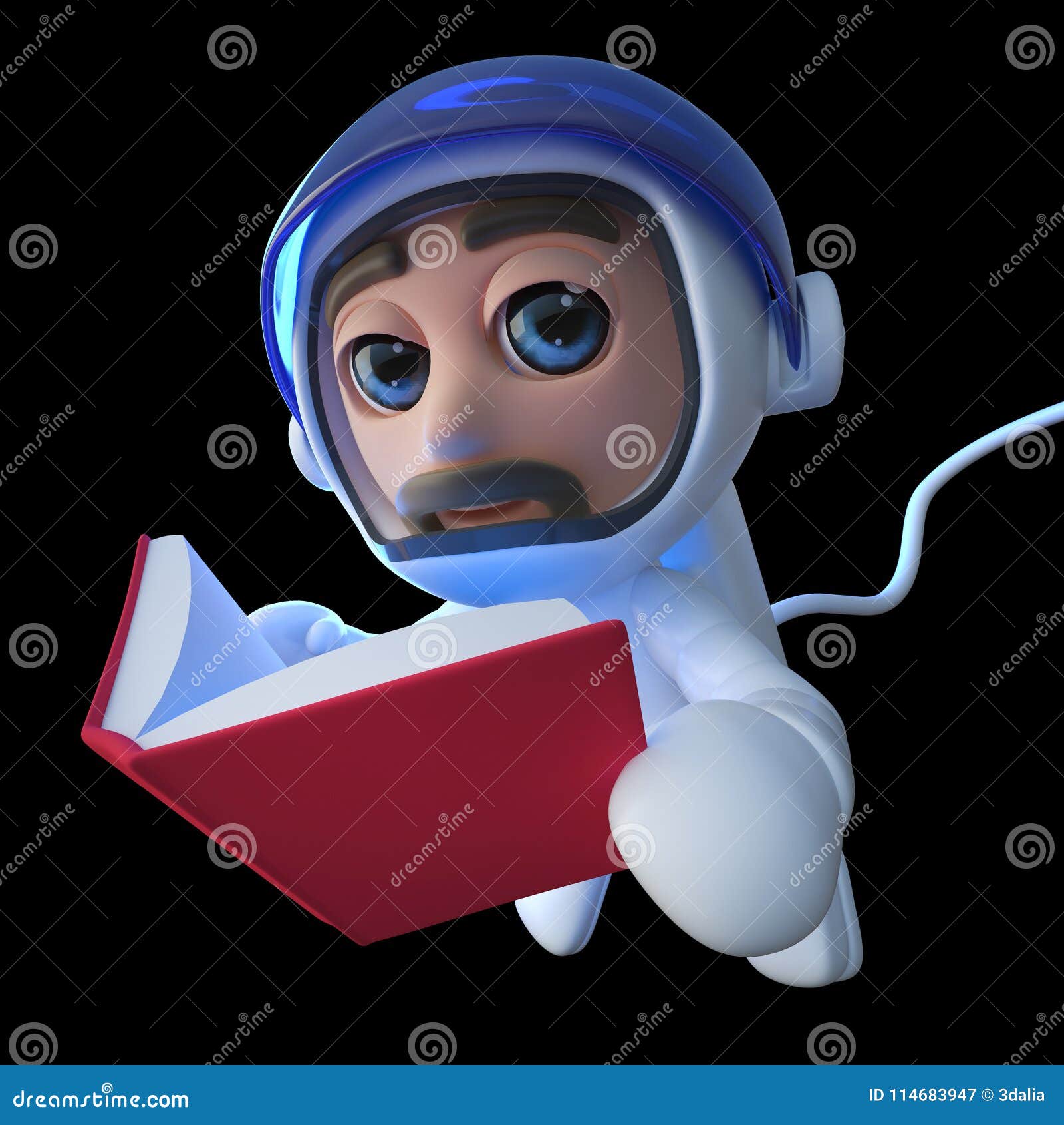 Cartoon Spaceman Looks A Cute Royalty-Free Stock Photo | CartoonDealer ...