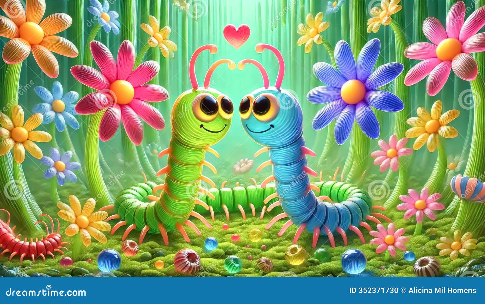 The Funny Centipede. Drawing Worksheet. Cartoon Vector | CartoonDealer ...