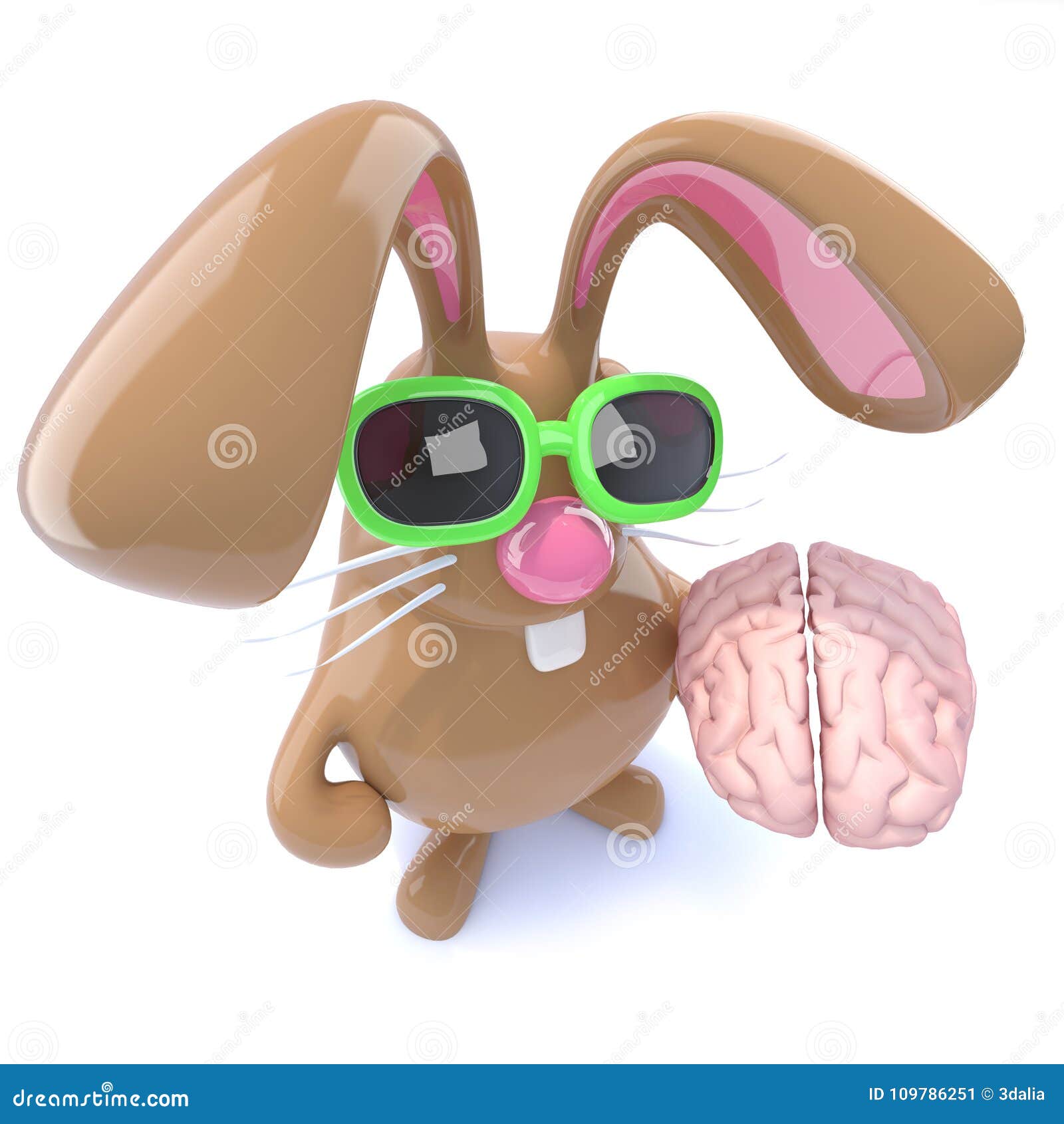 Furry Brain Illustration On Dark Background | CartoonDealer.com #85862582