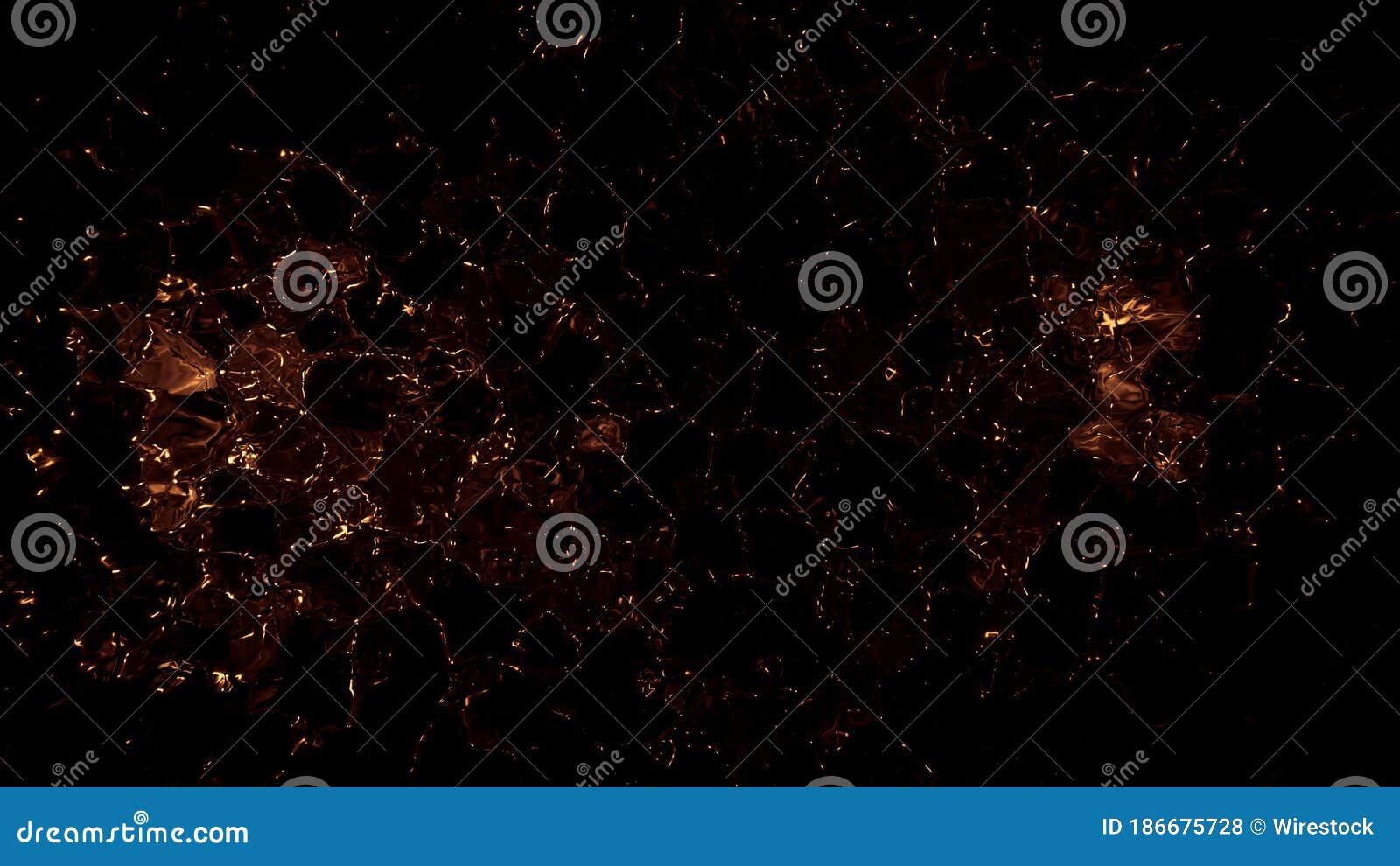 3D Futuristic Cool Background with Golden Patterns and Dots Stock ...
