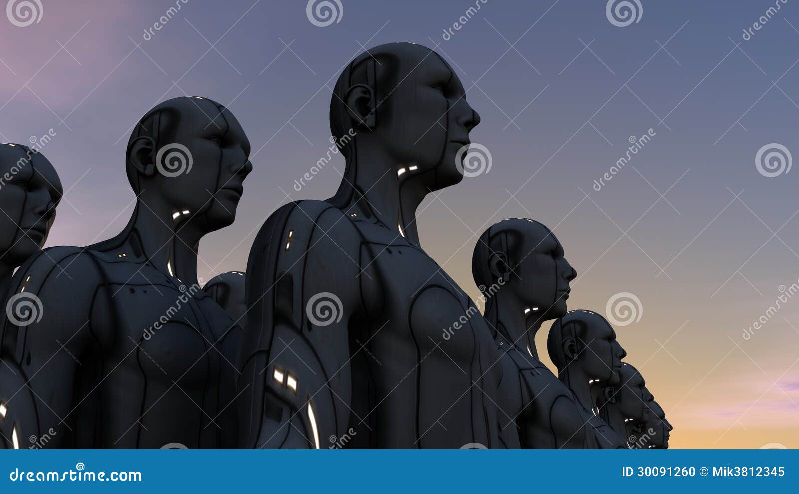 Humanoid Figures Picture. Image: 30091260