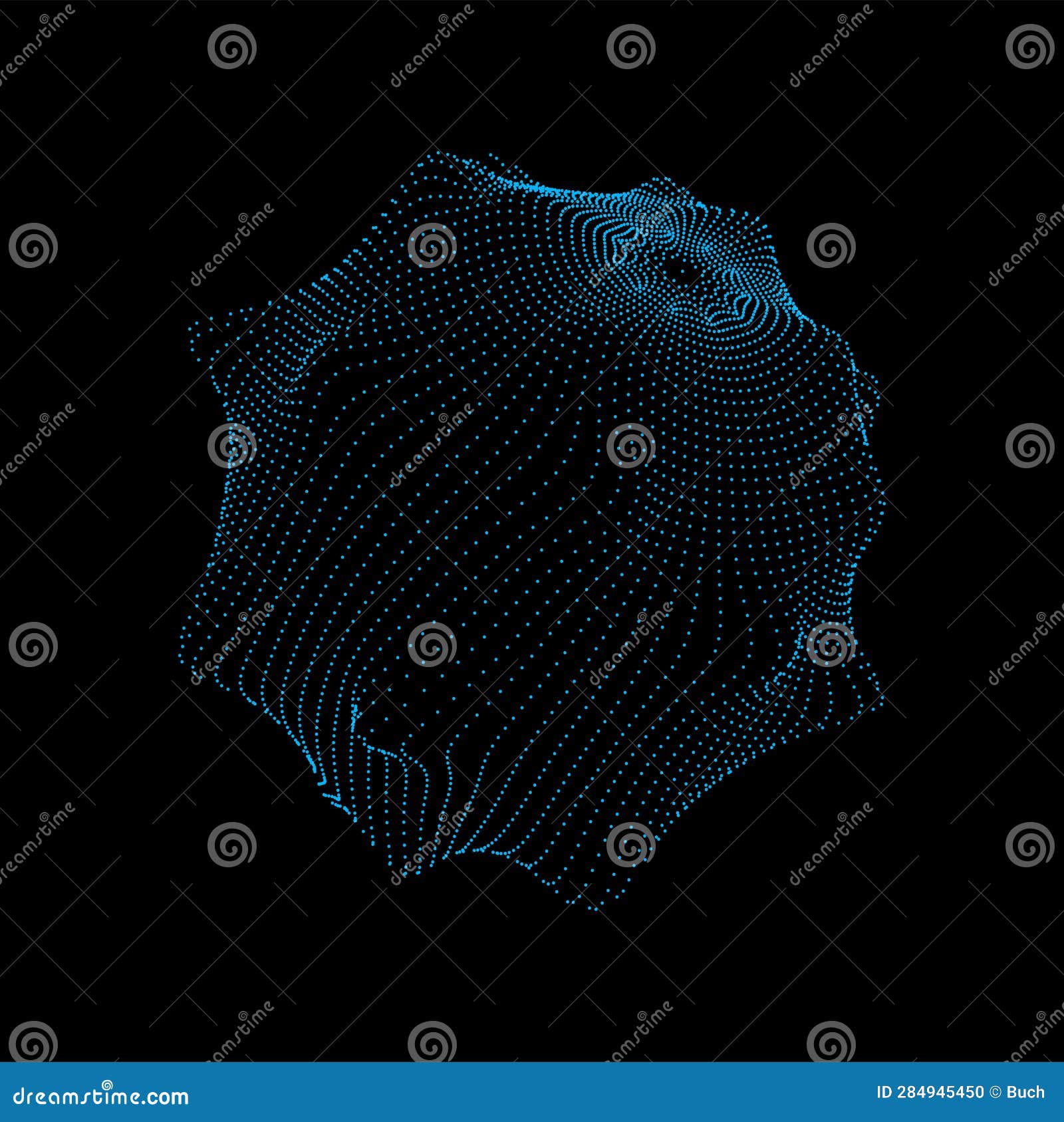 3d Futuristic Sphere, Abstract Dotted Ball Shape Stock Vector ...