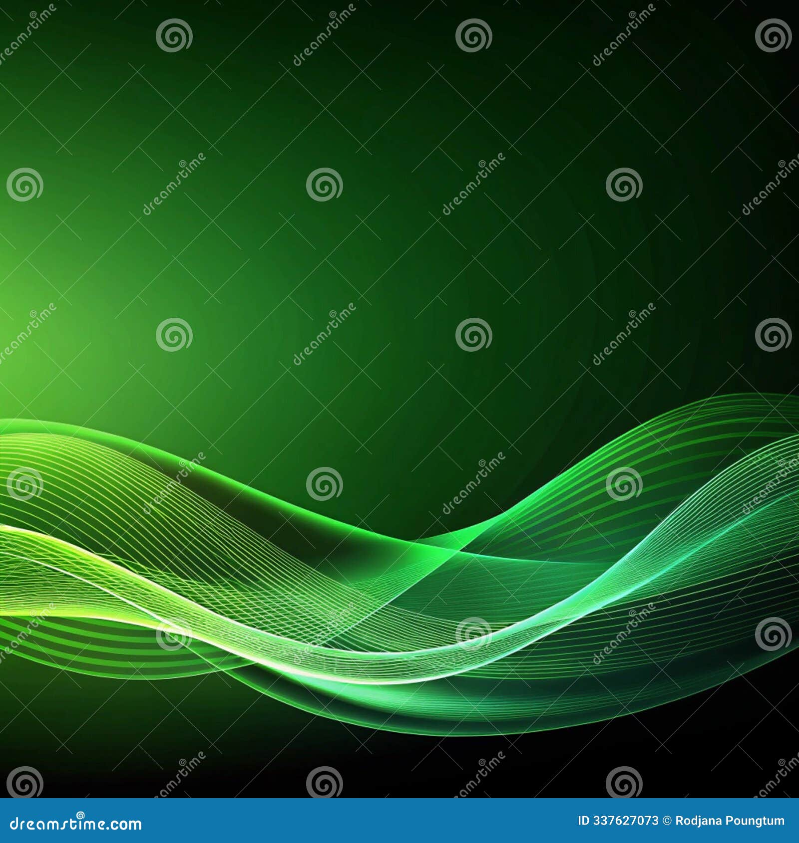 3D Futuristic Technology Background with Flowing Data Waves Stock Image ...