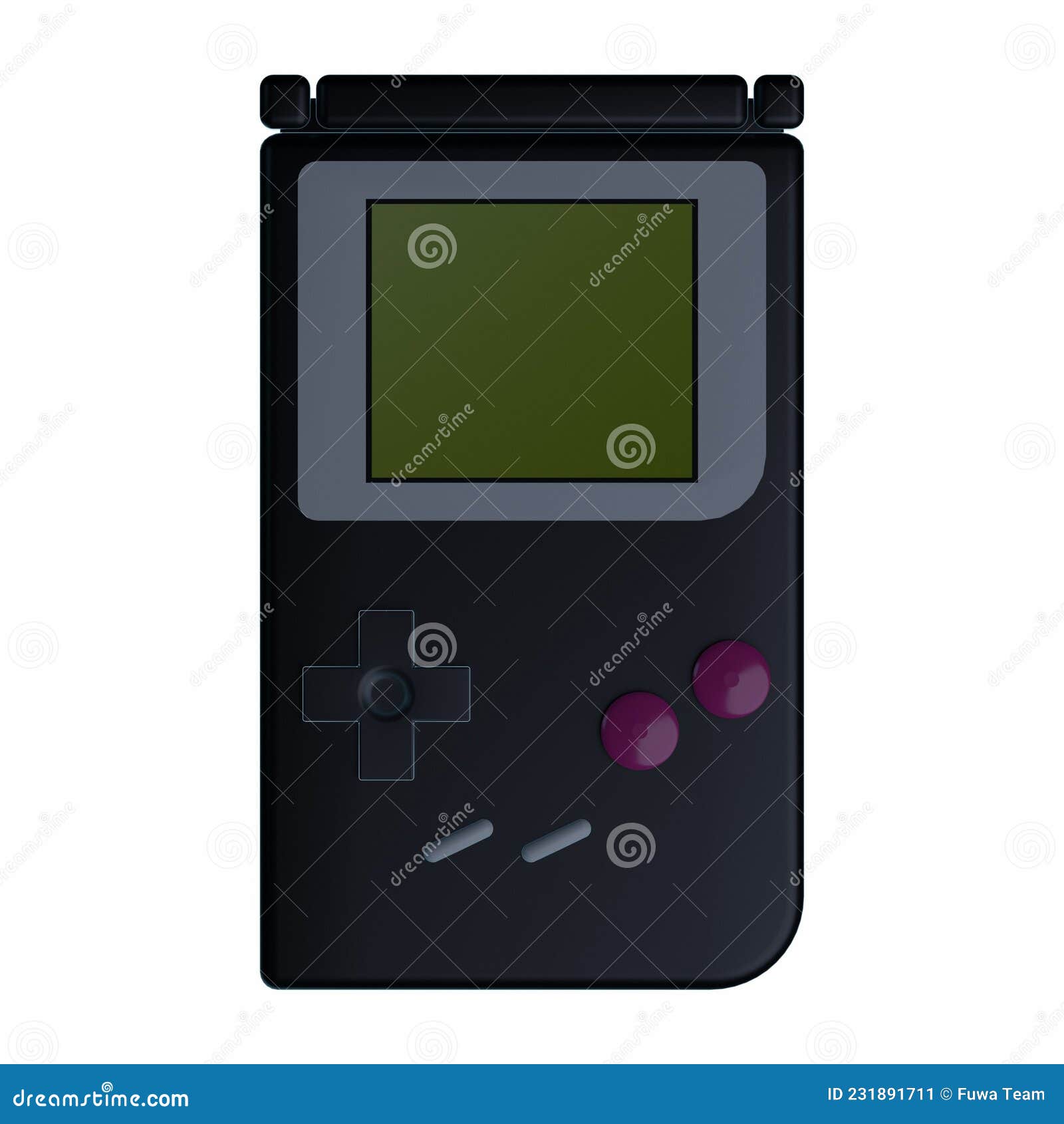 Gameboy Classic Icon Cartoon Vector | CartoonDealer.com #194209433